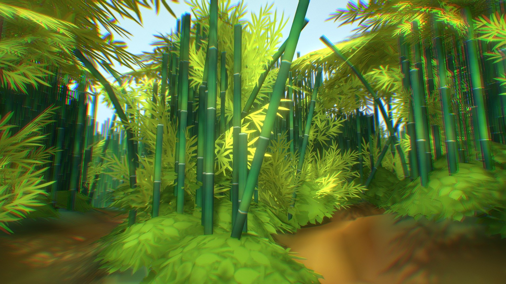 Bamboo Forest - 3D model by P3POLYGON (@p3poly) [e886f05] - Sketchfab