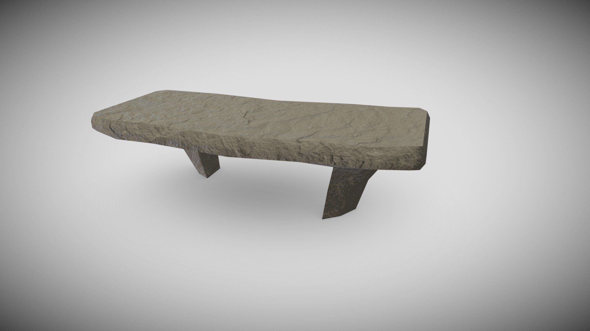Primitive Stone Desk - Download Free 3D model by LewisBaker [e8882b0 ...