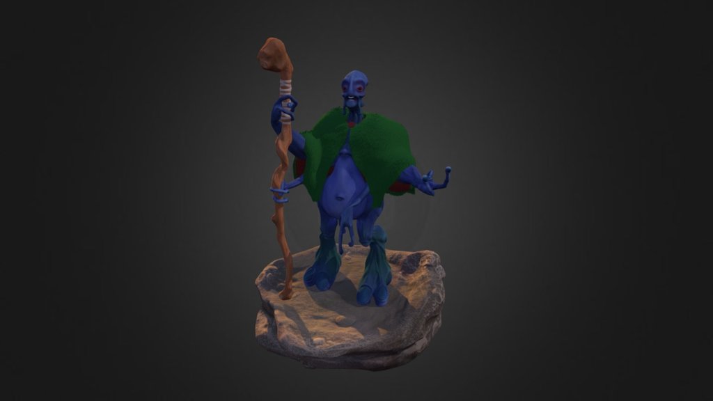 Old-man Alien - 3D model by avalencia [e8894b3] - Sketchfab