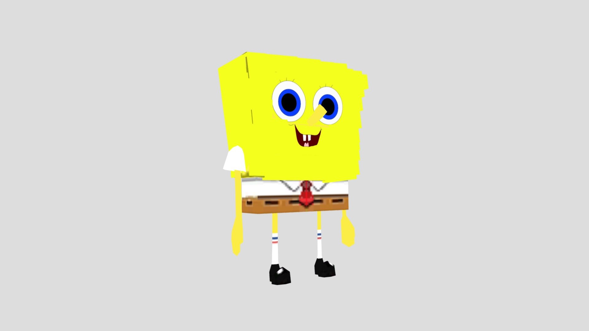 Custom made spongebob gamestation model - Download Free 3D model by ...