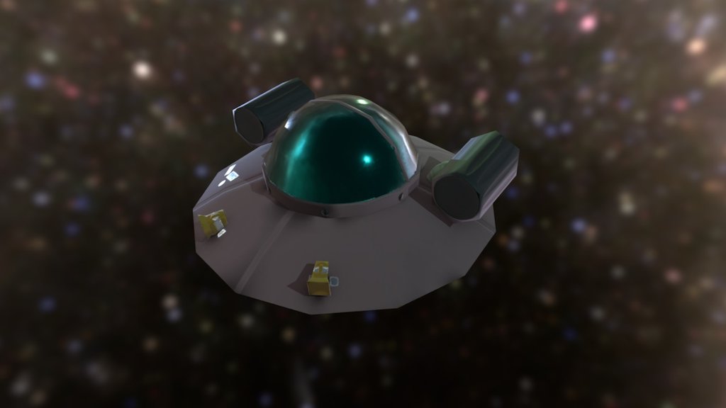 Rick's UFO - 3D model by hikikomori [e88d180] - Sketchfab