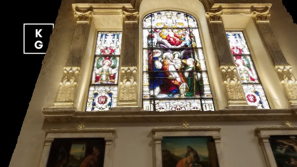 St Augustine Basilica Window - 3D model by kagidusko [e891354] - Sketchfab