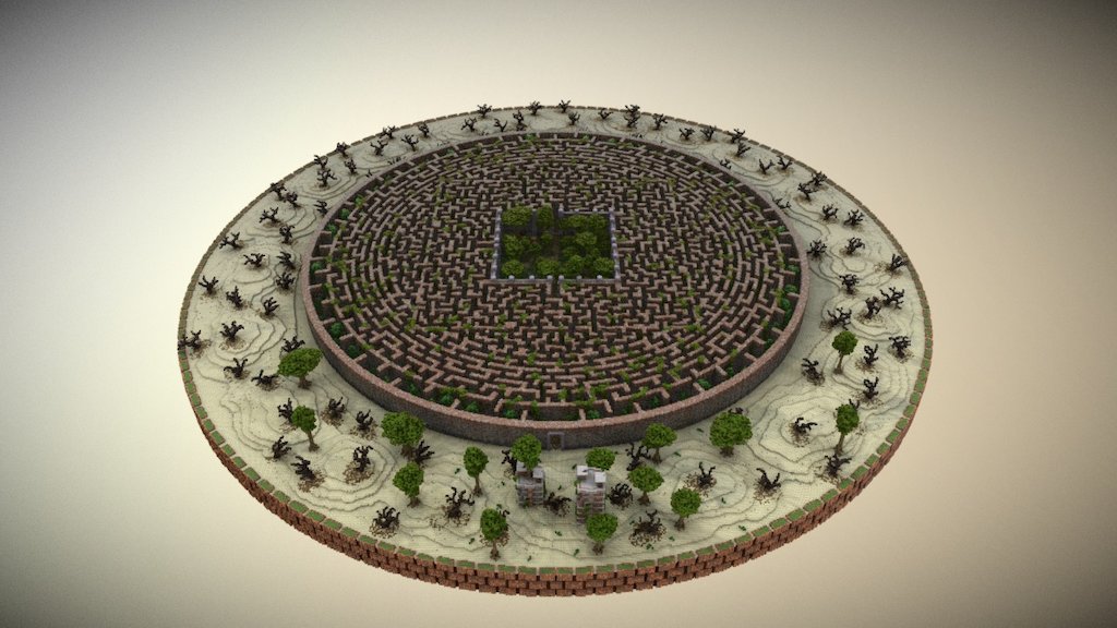 Map : labyrinthe - 3D model by kaosriper [e891a3c] - Sketchfab
