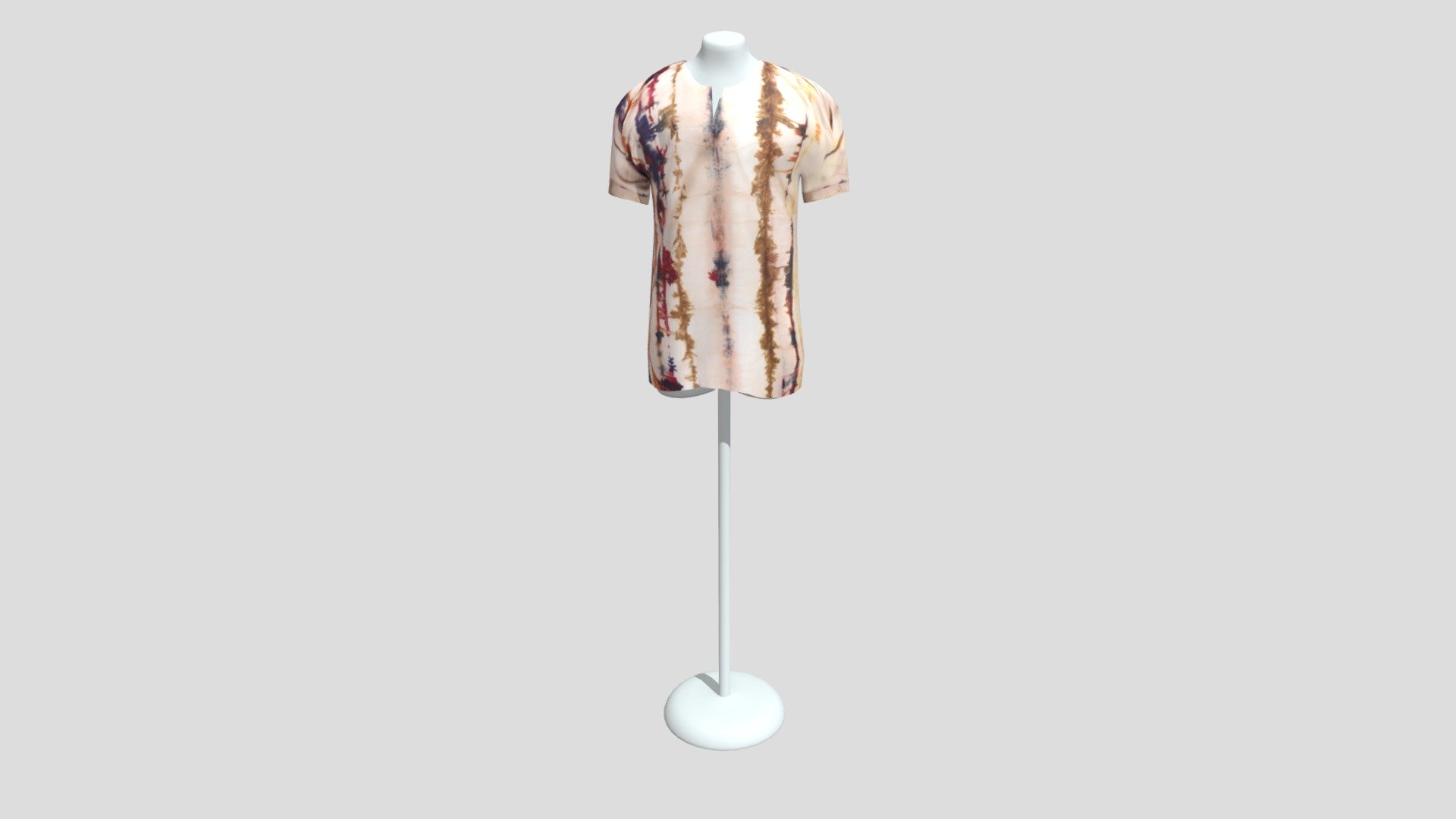 BATIK SHIRT SHORT SLEEVE - Download Free 3D model by eeelabvisual ...