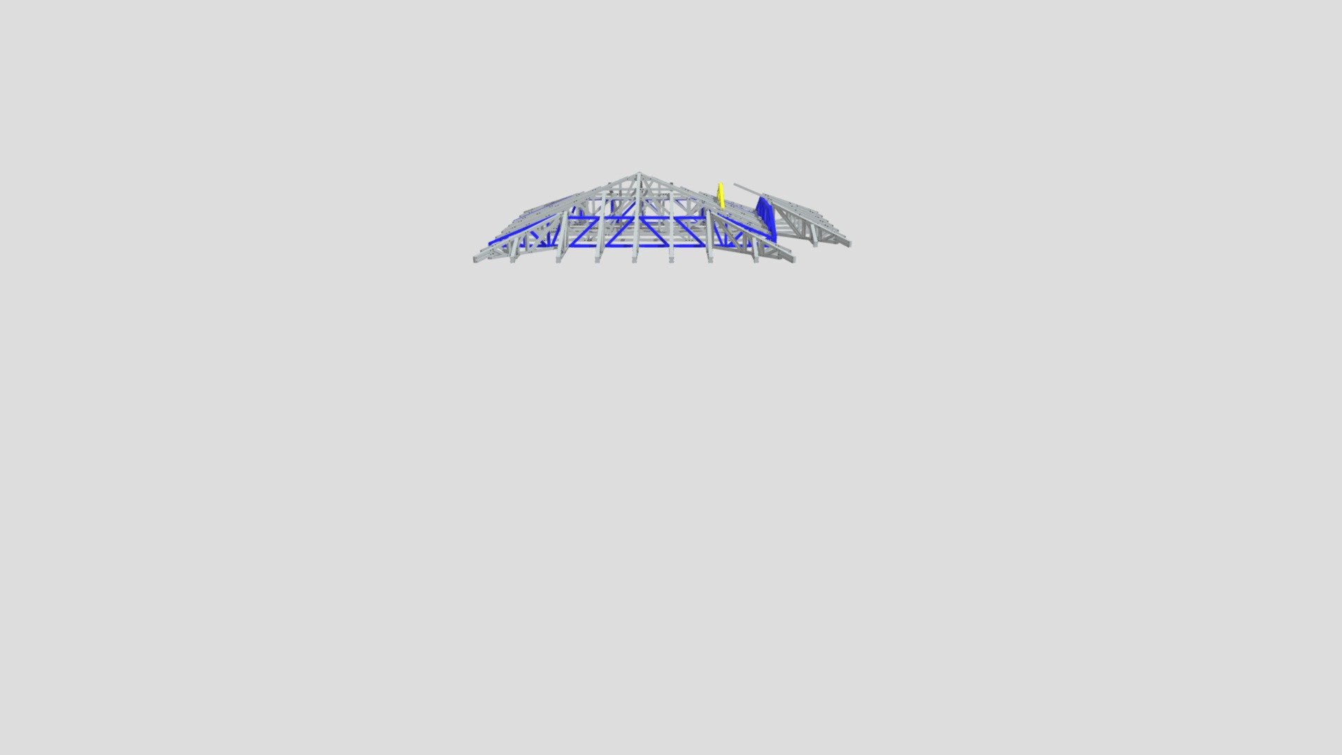 SD Roof Truss - 3D model by Steel Frame Solutions Limited (@sfs_ltd ...