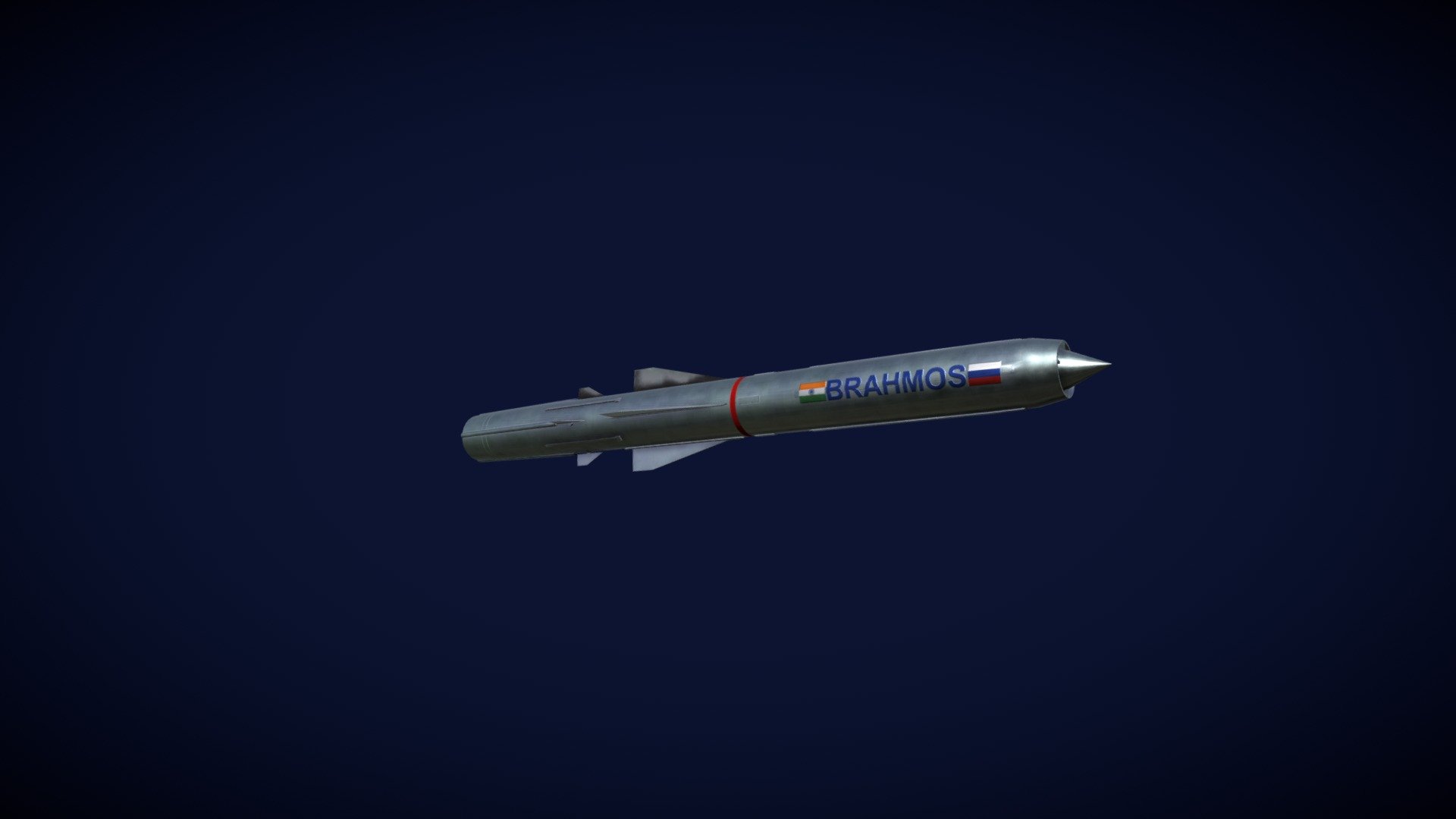 Brahmos Cruise Missile - Buy Royalty Free 3D model by Simon T Griffiths ...