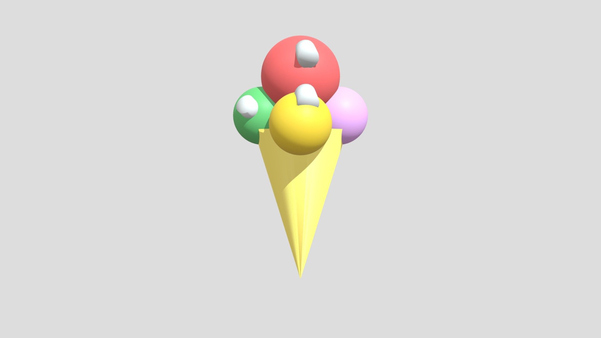 Ice Cream (Sketchfab Weekly Challenge) - Download Free 3D model by undefinedCat [e892d17 ...