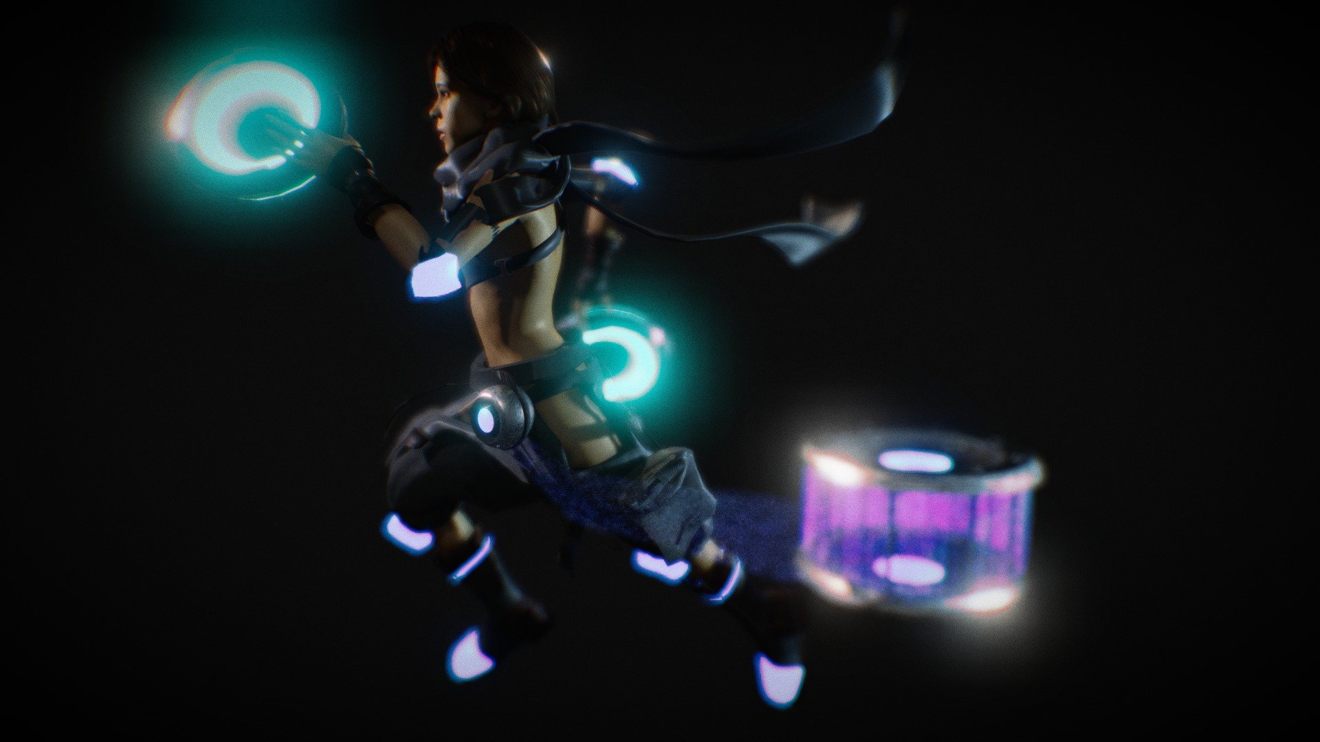Calicia running - 3D model by Ipomea Project (@guionbajo) [e895a47 ...
