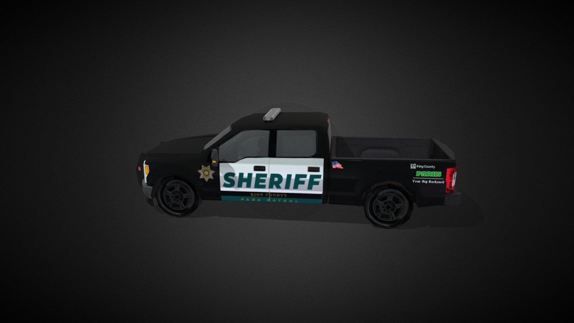 King County Sheriff Park Patrol - 3D model by Checo Mx. (@checomx ...