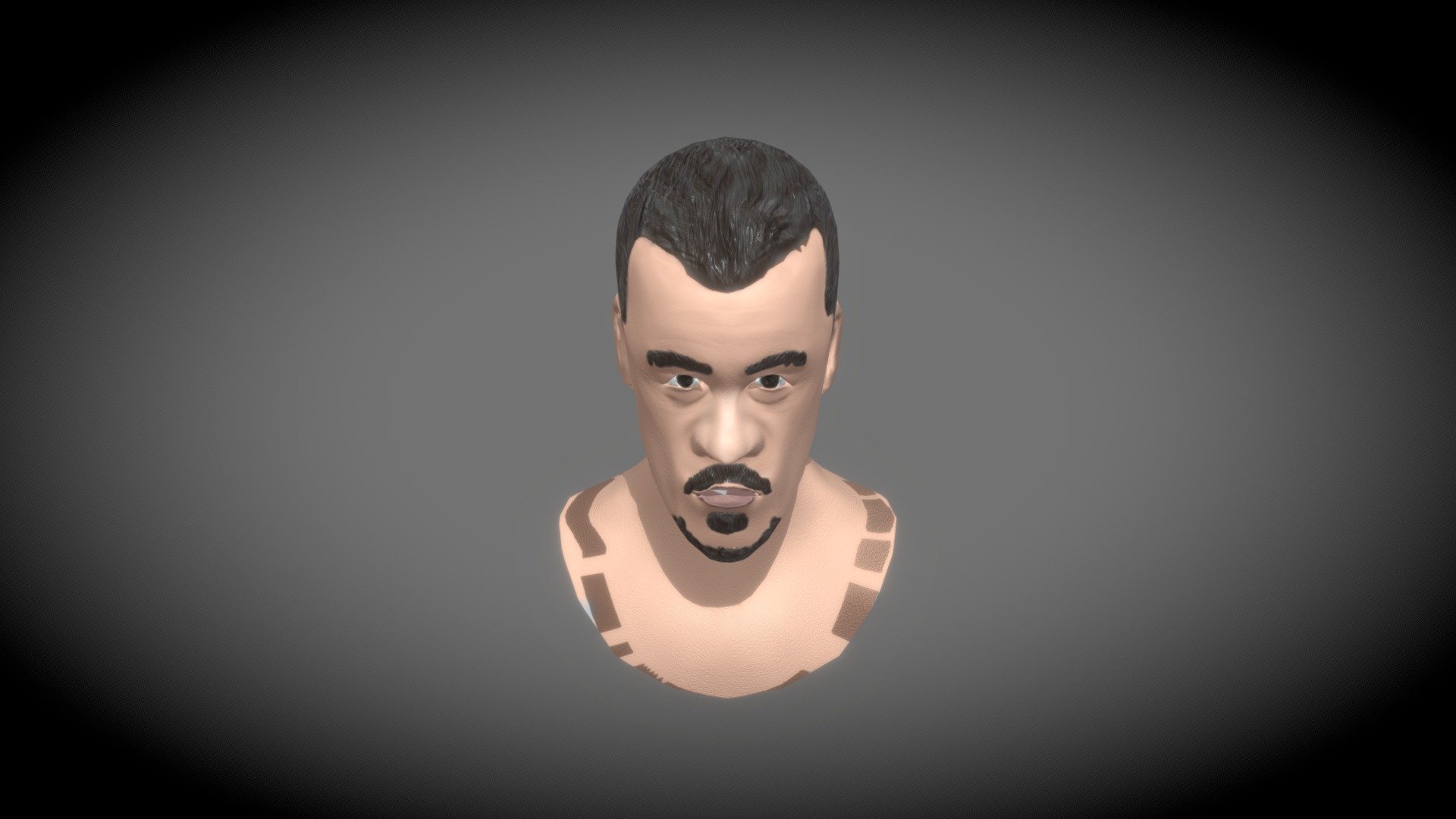 Johnny Depp Character Bust - 3D model by DminKing [e896caf] - Sketchfab