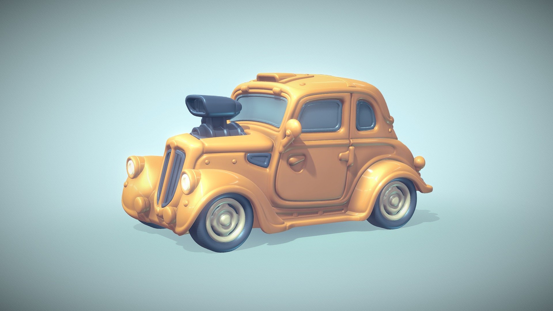 Bullsley Hot Rod (3d Print) - 3D model by Slava Z. (@slava) [e8981b7 ...