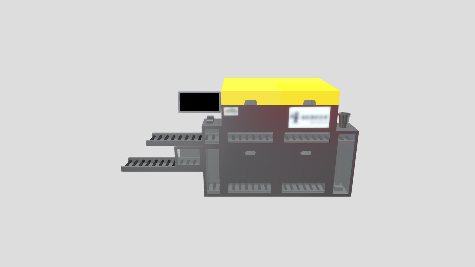 Paint Machine - 3D model by wesselbrattinga [e899b4f] - Sketchfab