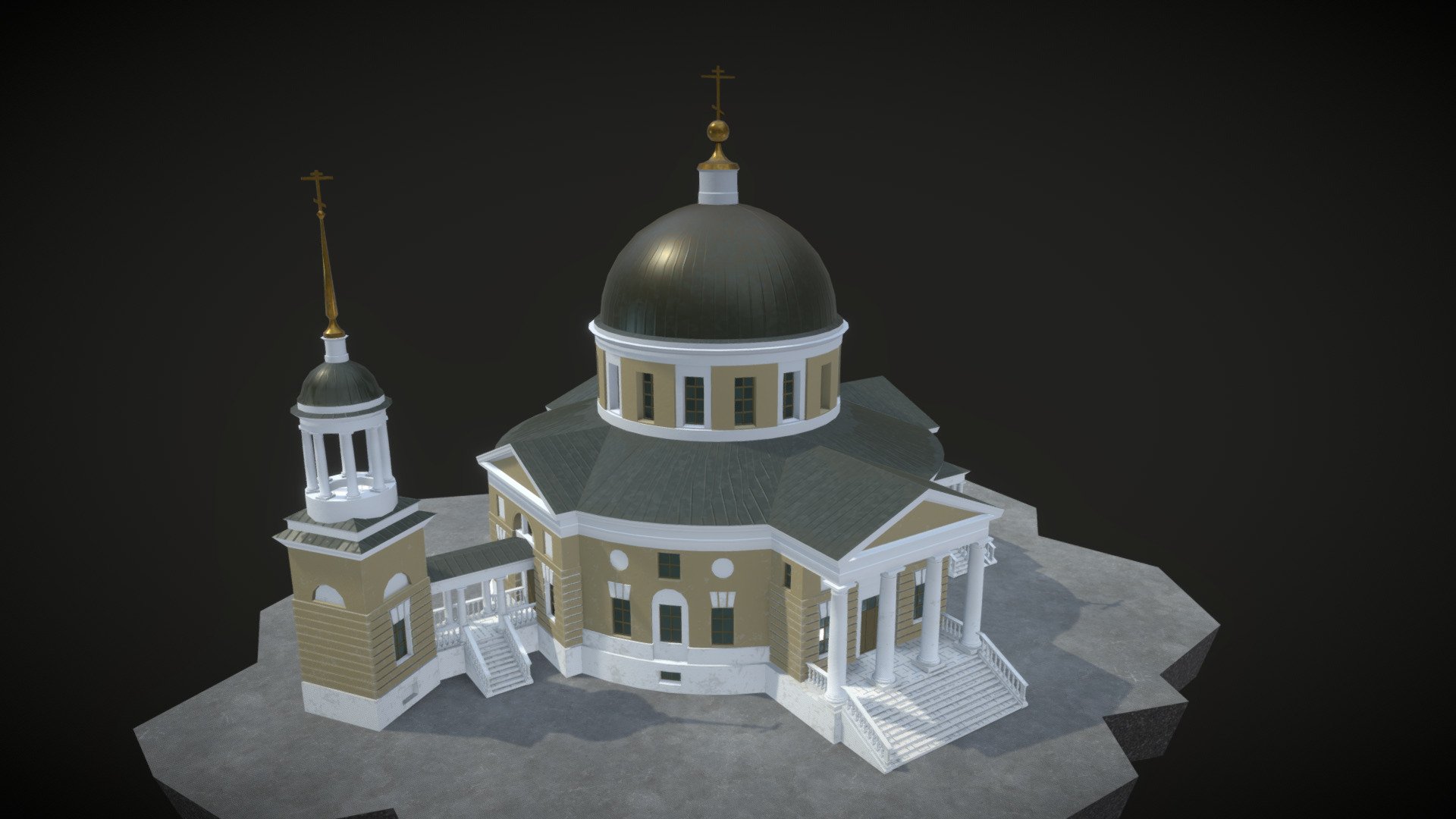 The project of the church - Download Free 3D model by Nikita Vitik ...