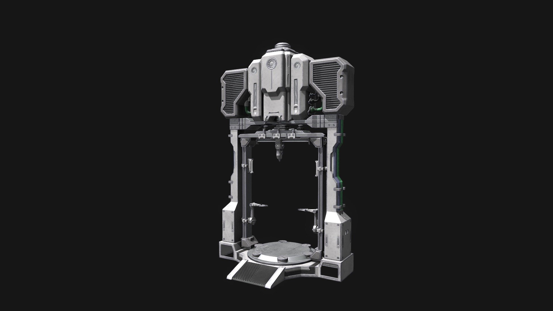 Organic 3D Printer - 3D model by timpaik [e89ab01] - Sketchfab