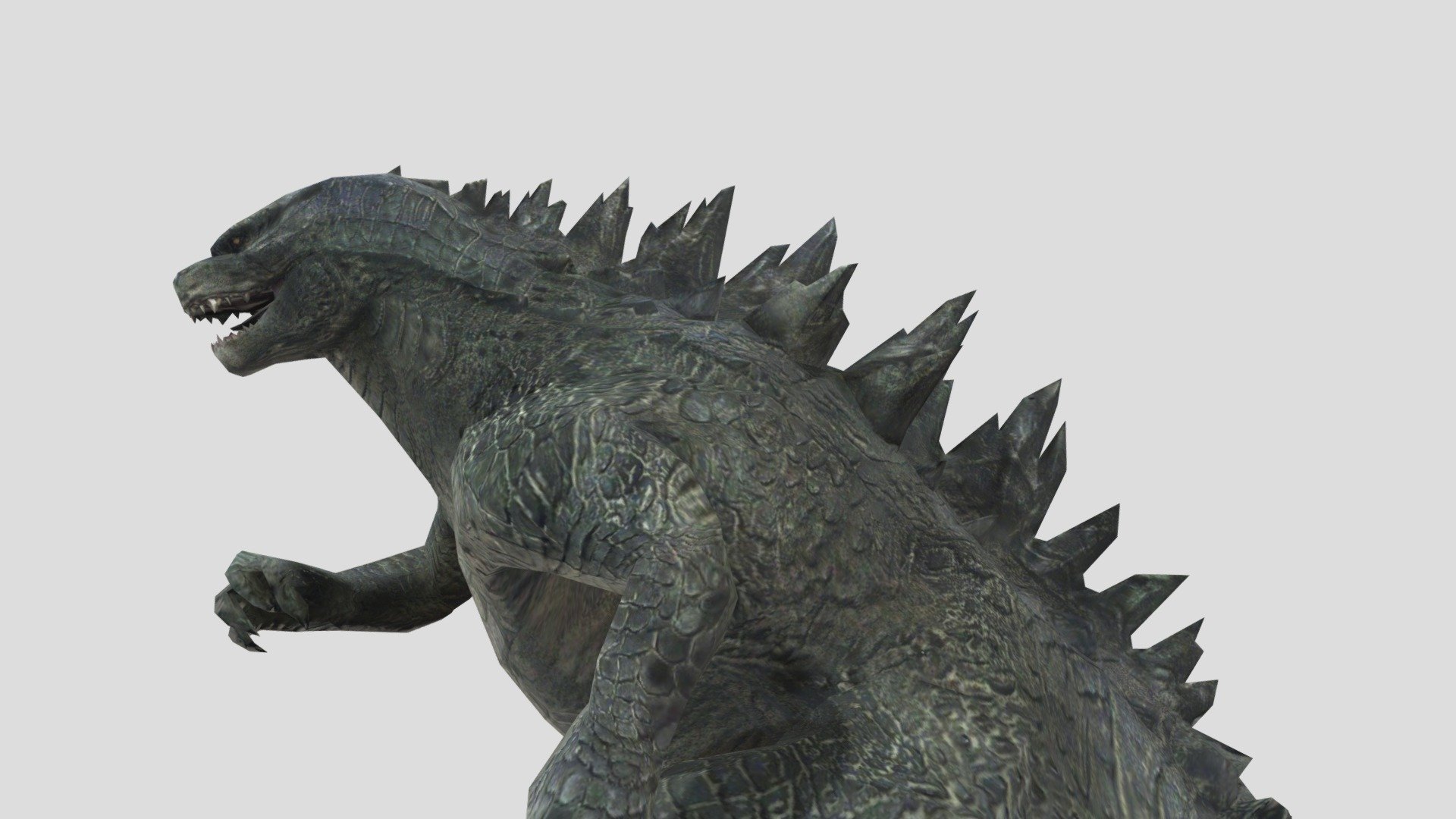GodZilla Locomotion Pose - Download Free 3D model by Cameraman ...