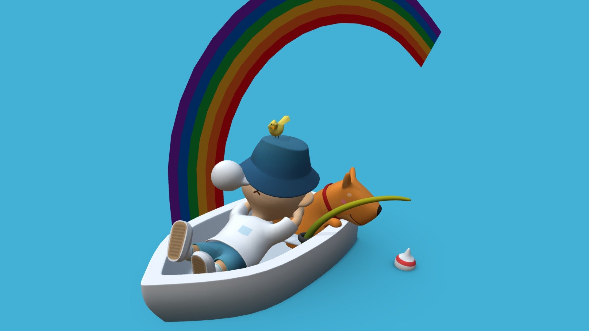 Rainbow - 3D model by MC Chang (@decill) [e89e6ab] - Sketchfab