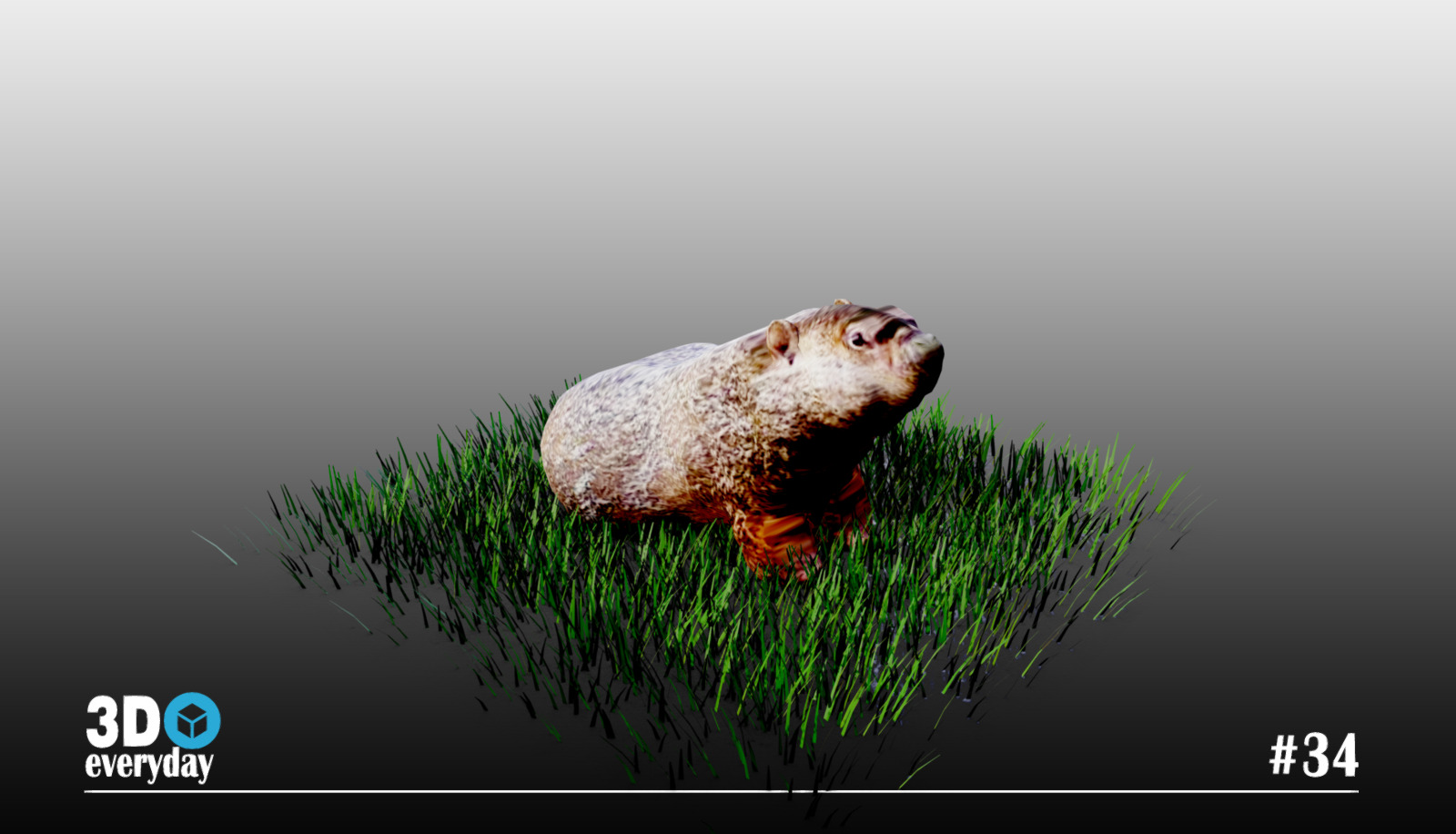 Day#34: Groundhog - Download Free 3D model by JuanG3D [e89e919] - Sketchfab