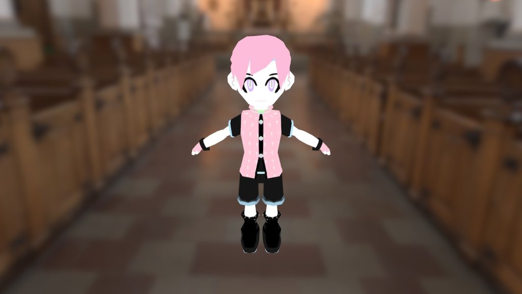 Pastel goth boy - 3D model by TOONY (@SuperOni) [e89f662] - Sketchfab
