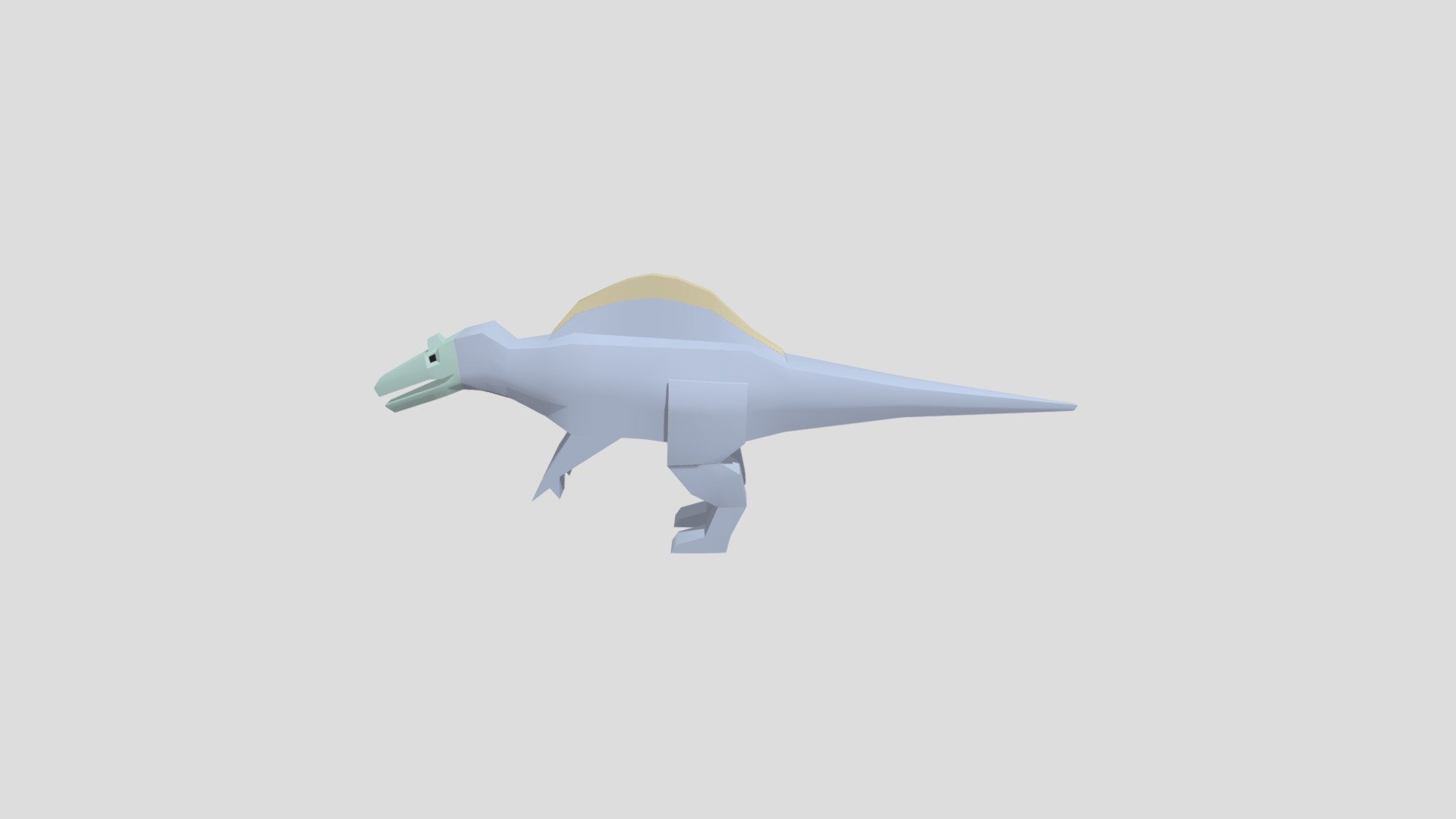 Sarah the second spinosaurus - 3D model by Andreart [e8a0ddc] - Sketchfab