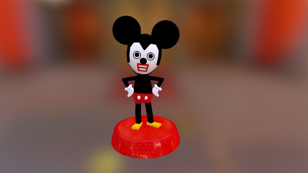 Mickey Mouse - 3D model by lliilliillz [e8a2638] - Sketchfab