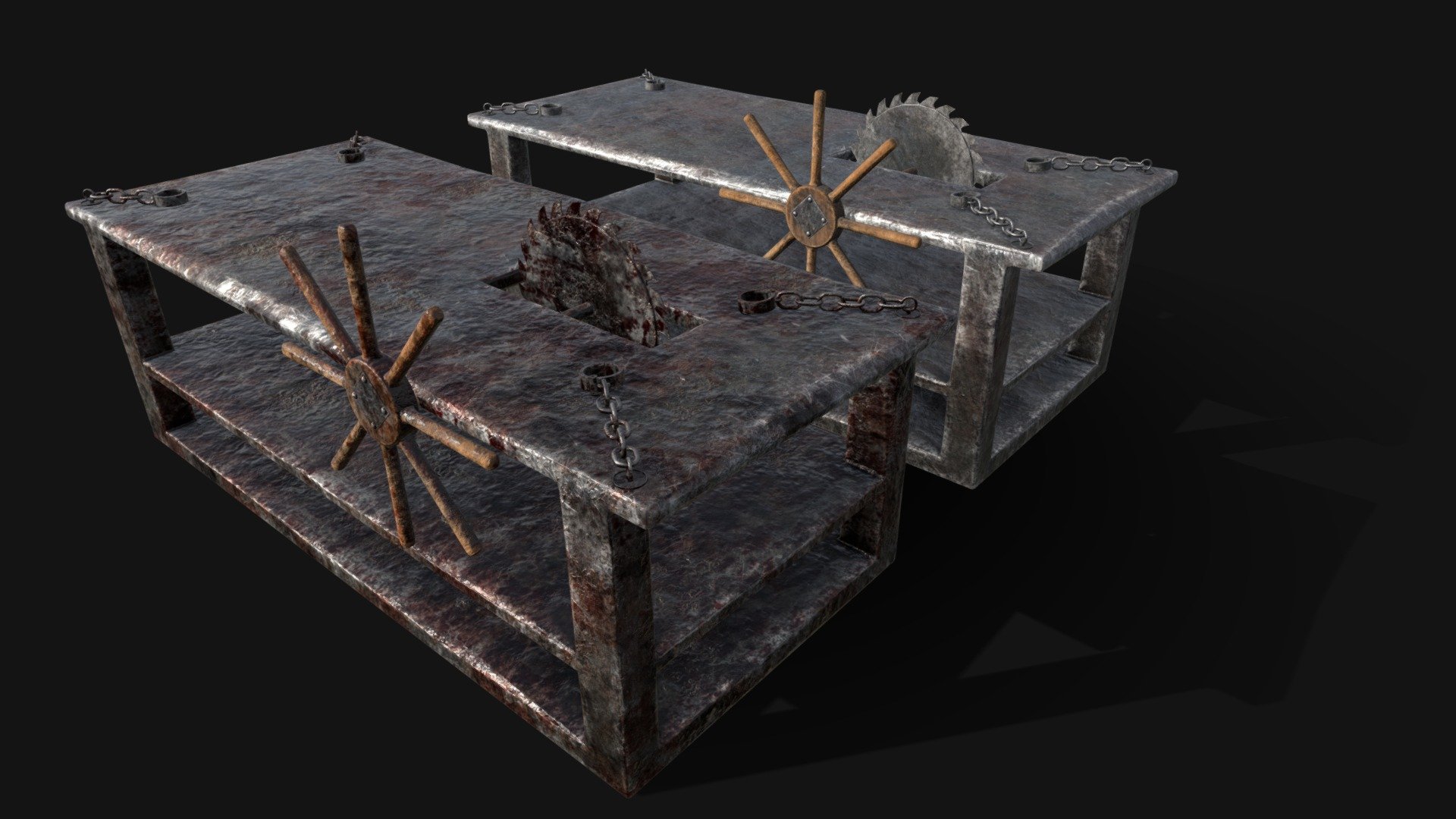 Saw Mill Torture Table - Buy Royalty Free 3D model by Clockwork ...