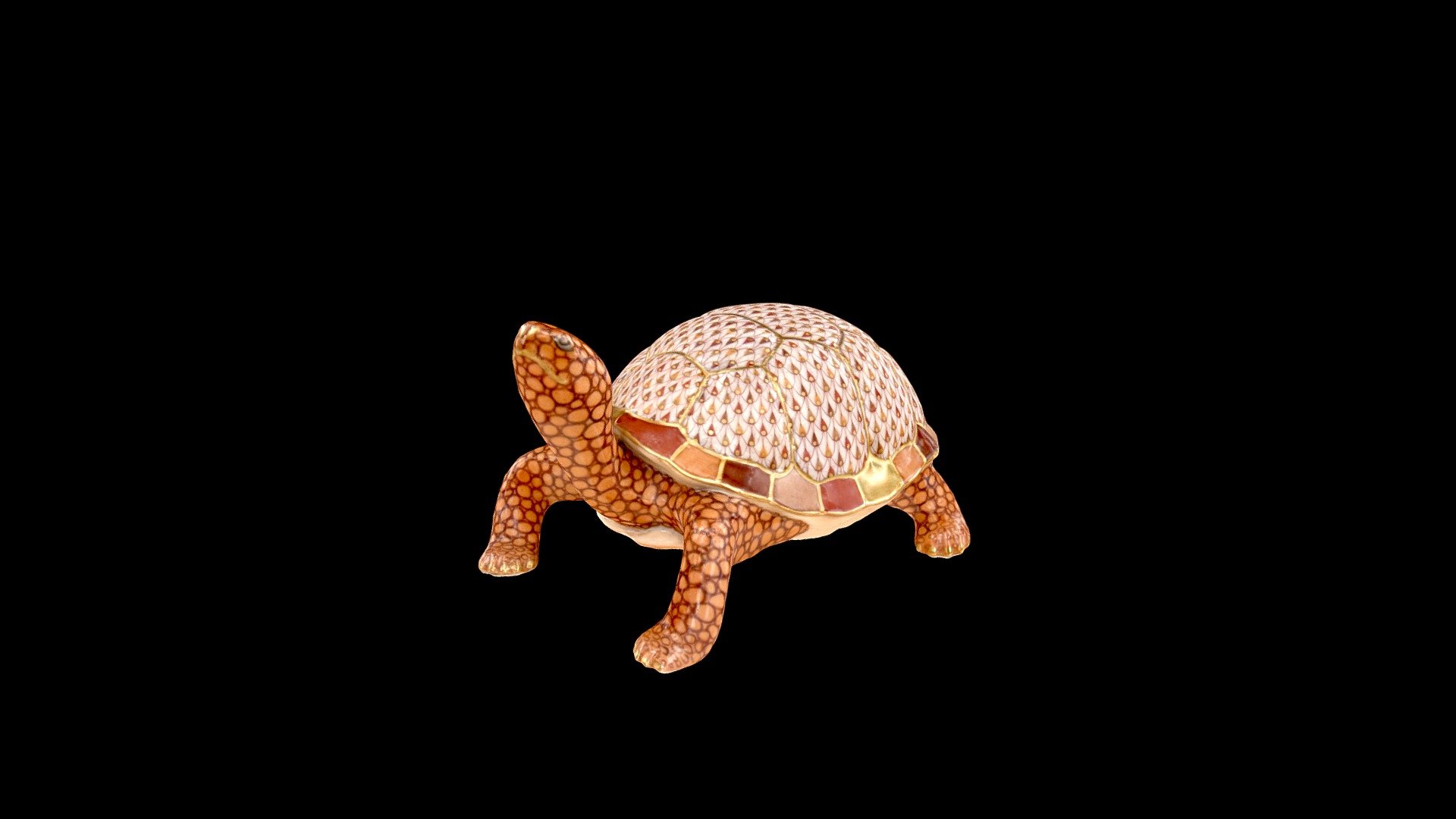 Eastern Box Turtle - 16089-0-00 VHSP130 - 3D model by Herend Porcelain ...