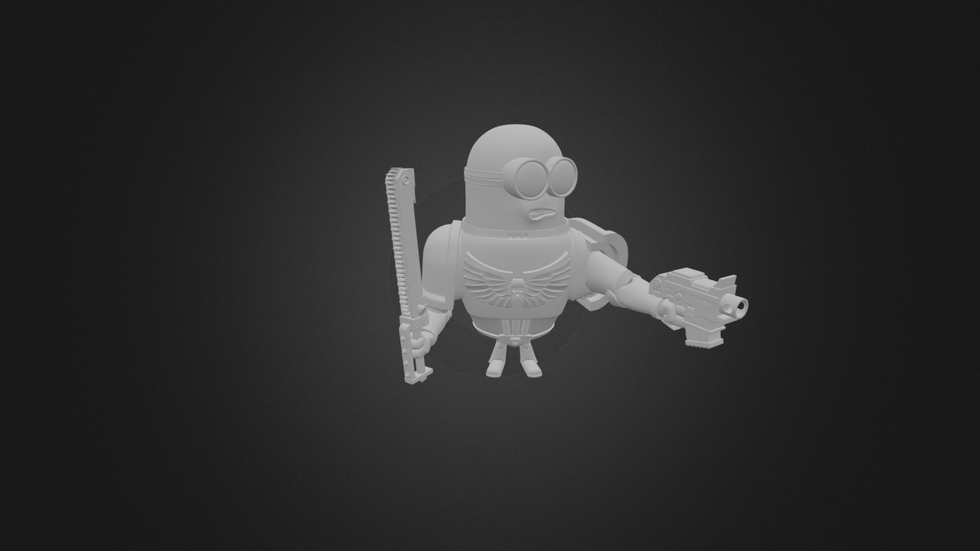 Minion Marine - 3D model by sdesign [e8a3f91] - Sketchfab