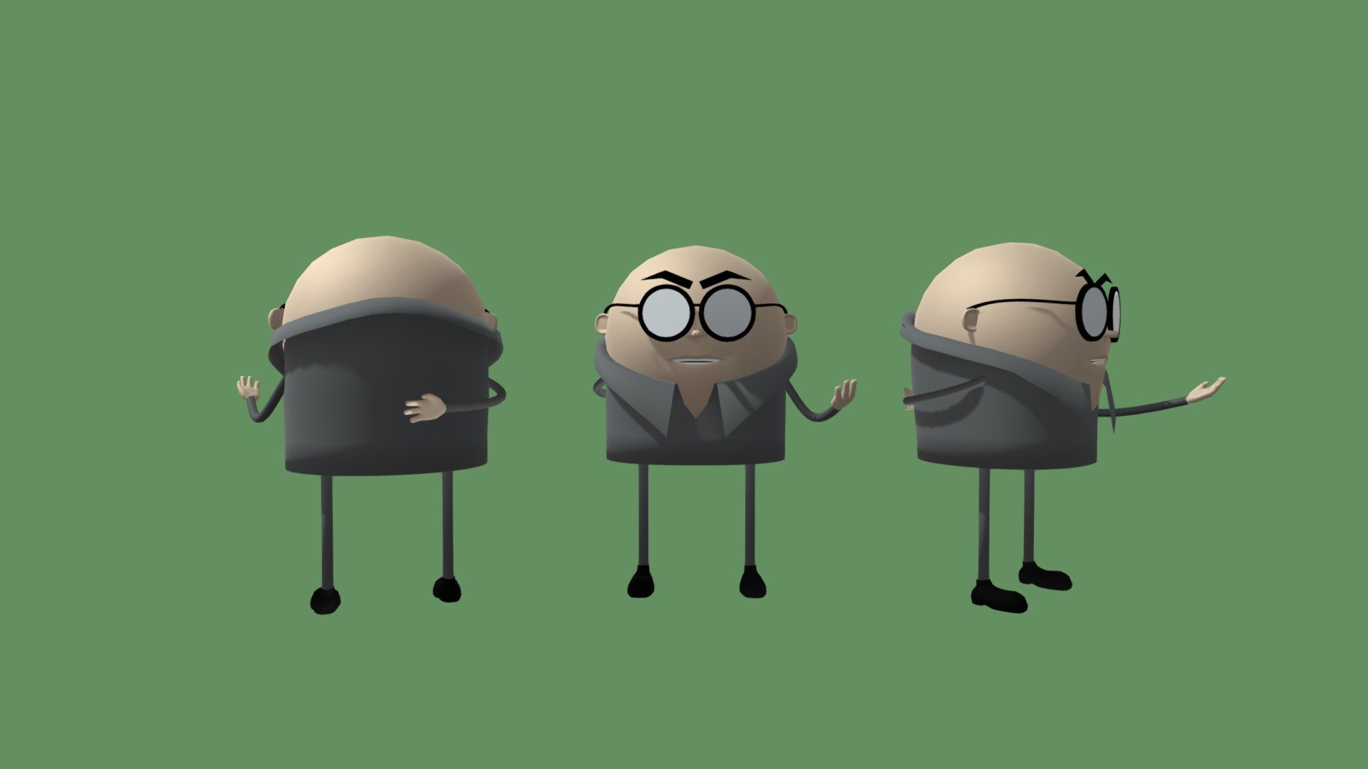 The Professor - 3D model by Eltoro (@crowncity105) [e8a4794] - Sketchfab