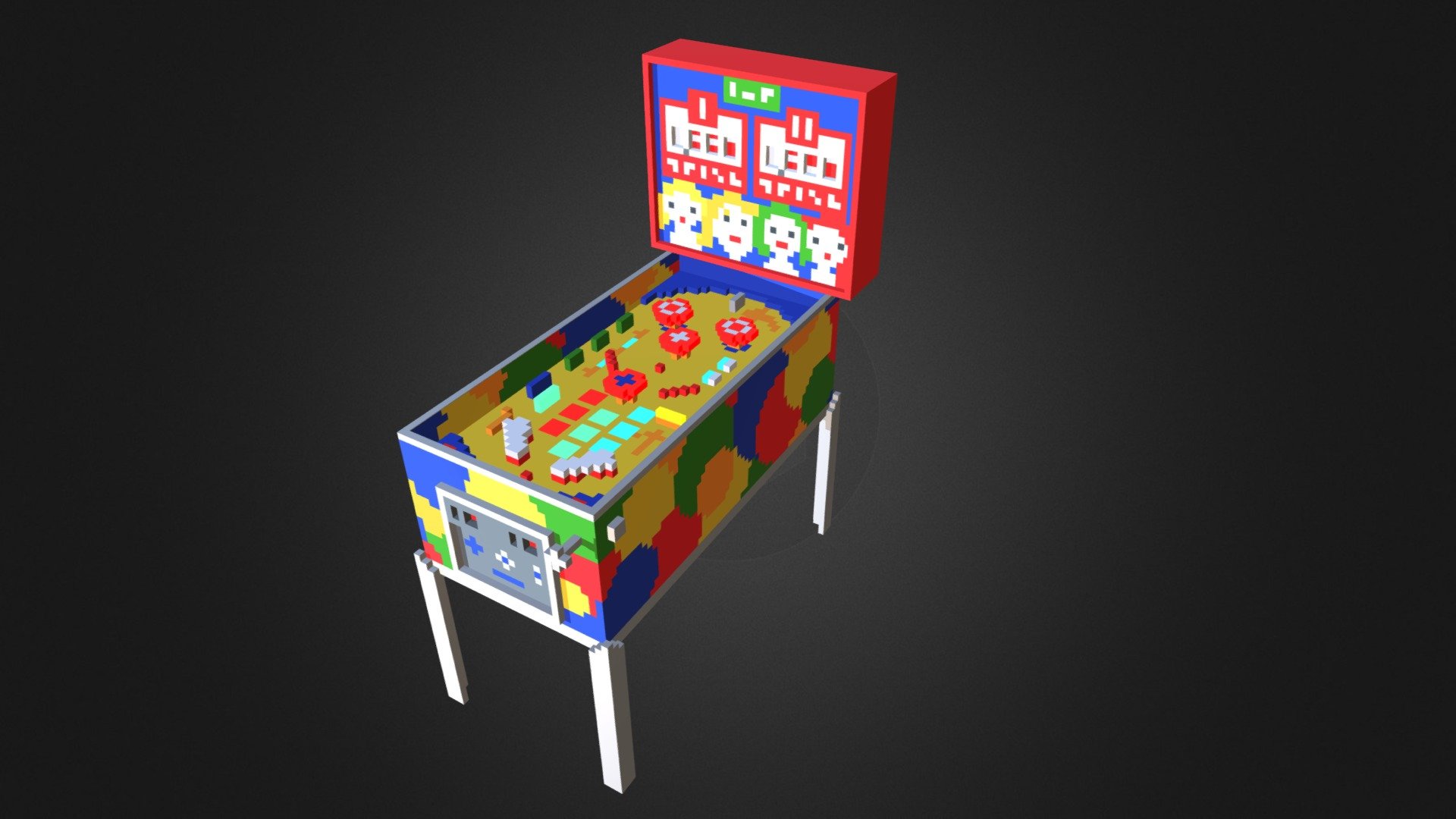 Flipper - 3D model by philjac [e8a4adf] - Sketchfab