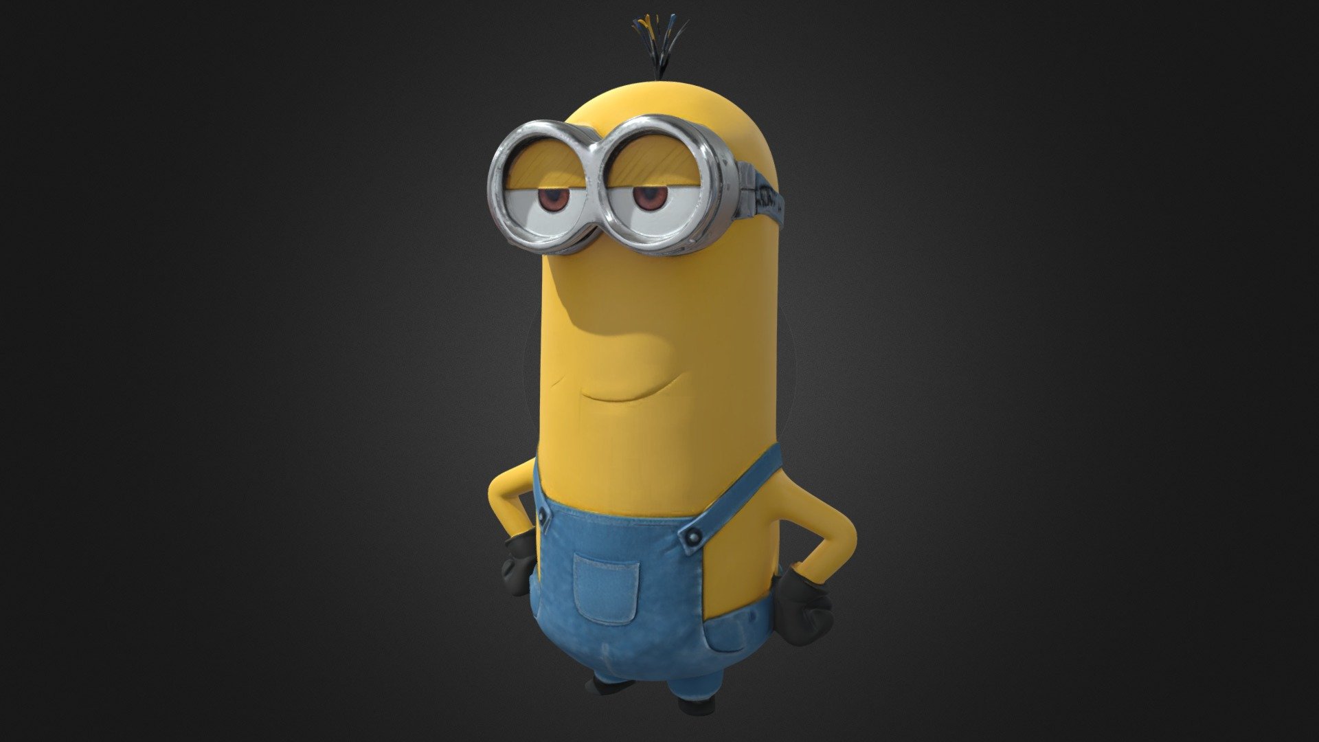 Cute Yellow Minion Character - Download Free 3D model by Pigcraft ...