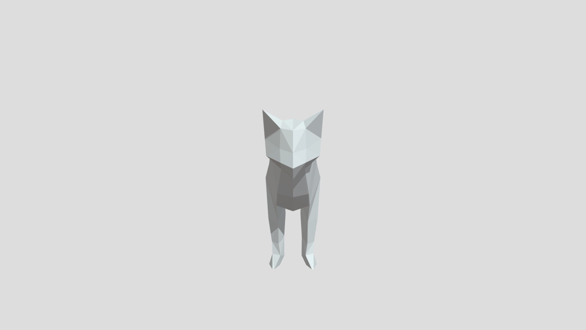 Cat with geometric shapes - Download Free 3D model by ...