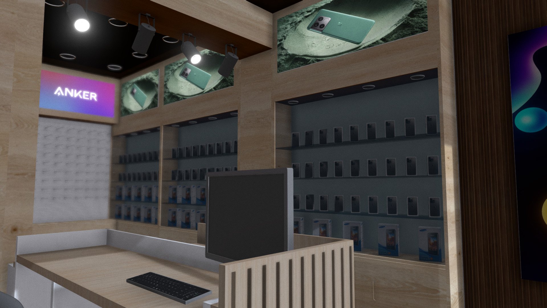 mobile store - 3D model by Hassen (@hasen3d) [e8a81eb] - Sketchfab