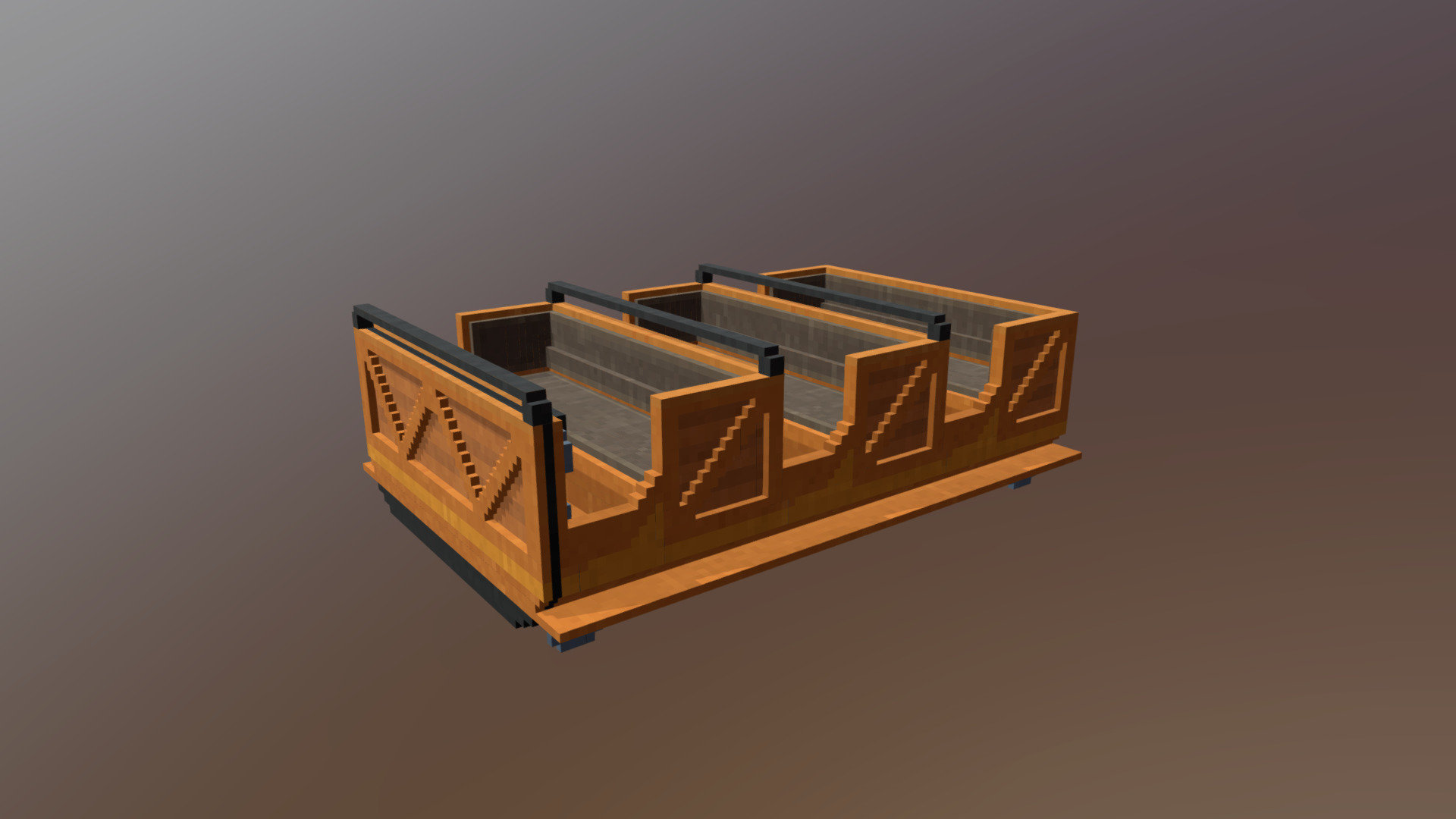 Coaster Cart (Complex Model) - 3D model by oberdiah [e8a86d6] - Sketchfab