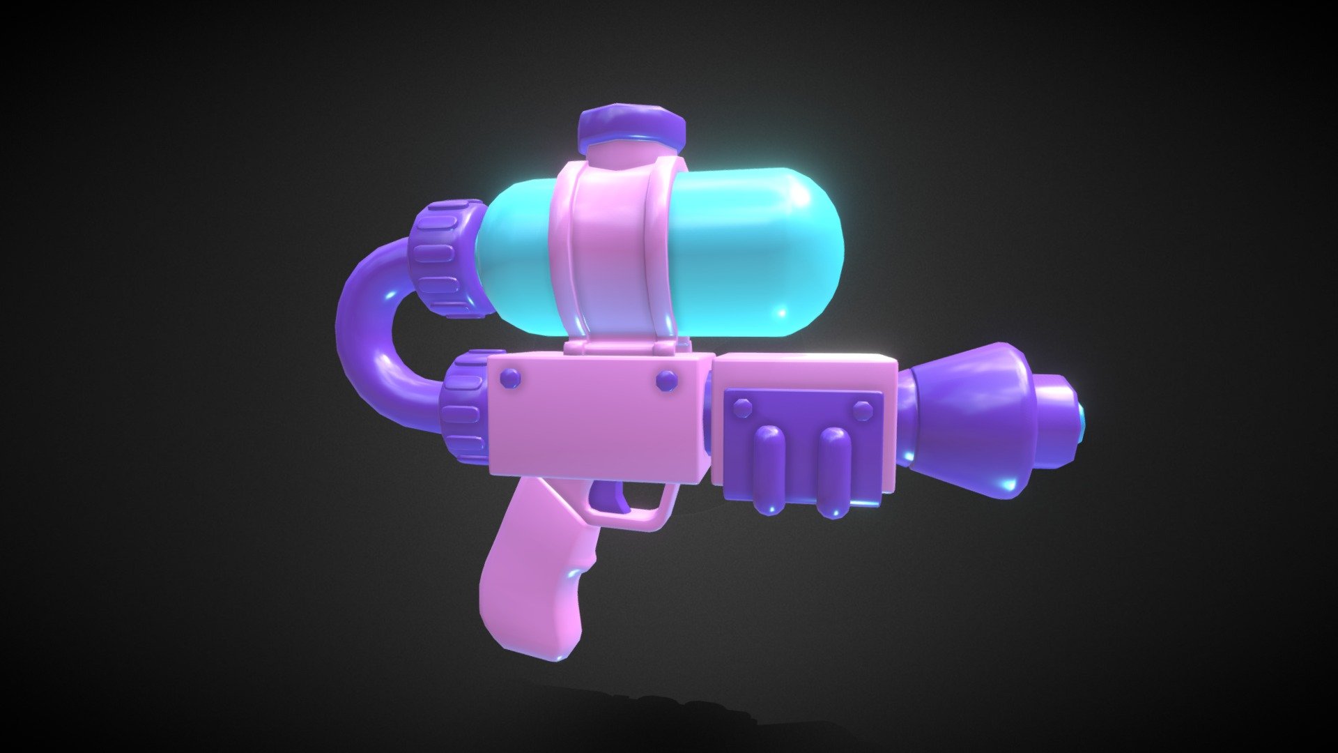 Water Gun Toy Pistol - Buy Royalty Free 3D model by Lucine (@gamegirl ...