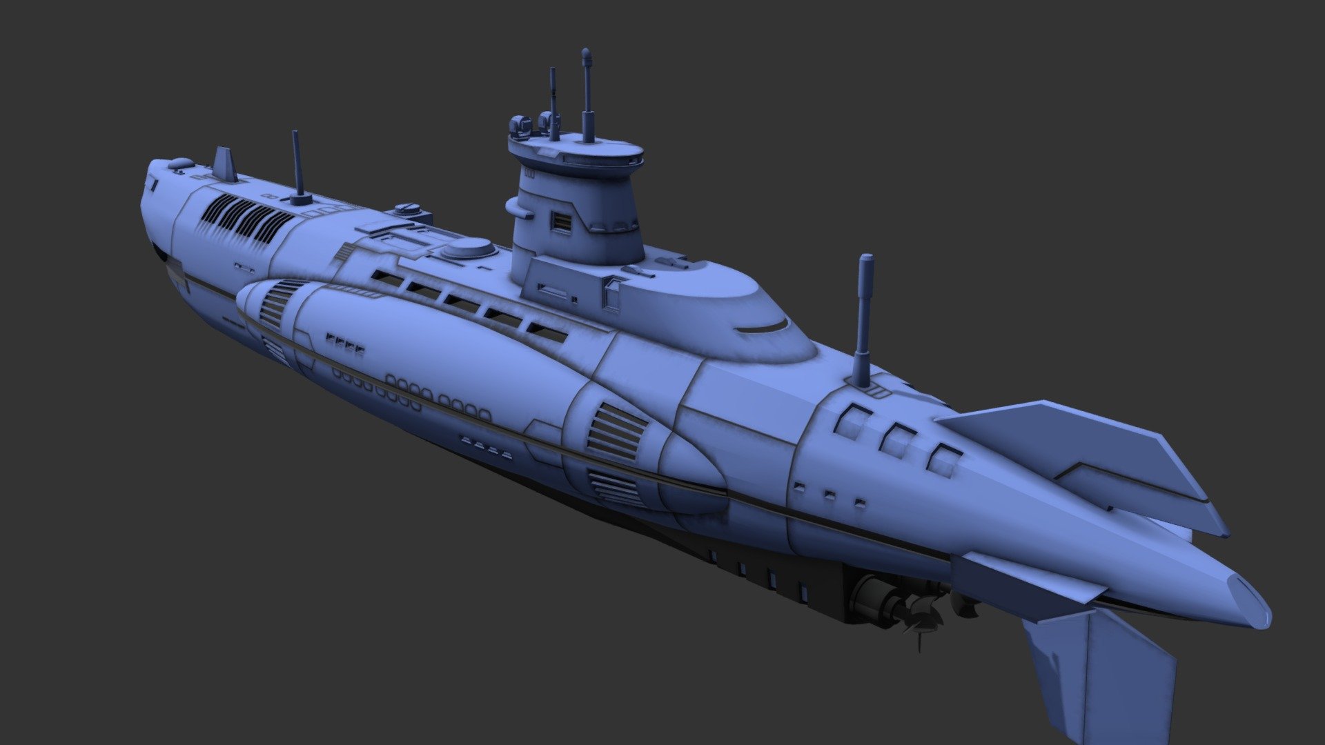 Blue Shark Zero - 3D model by OYKT (@TKK) [e8abbf7] - Sketchfab