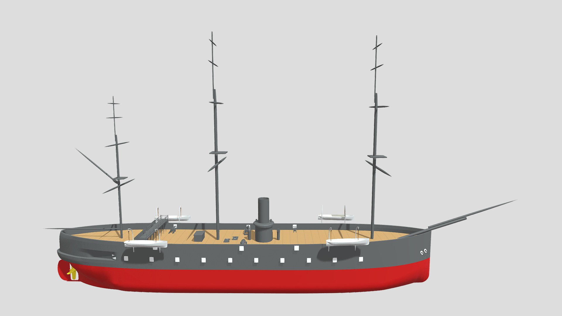 HDMS Danmark - Download Free 3D model by martyn169 [e8abf75] - Sketchfab
