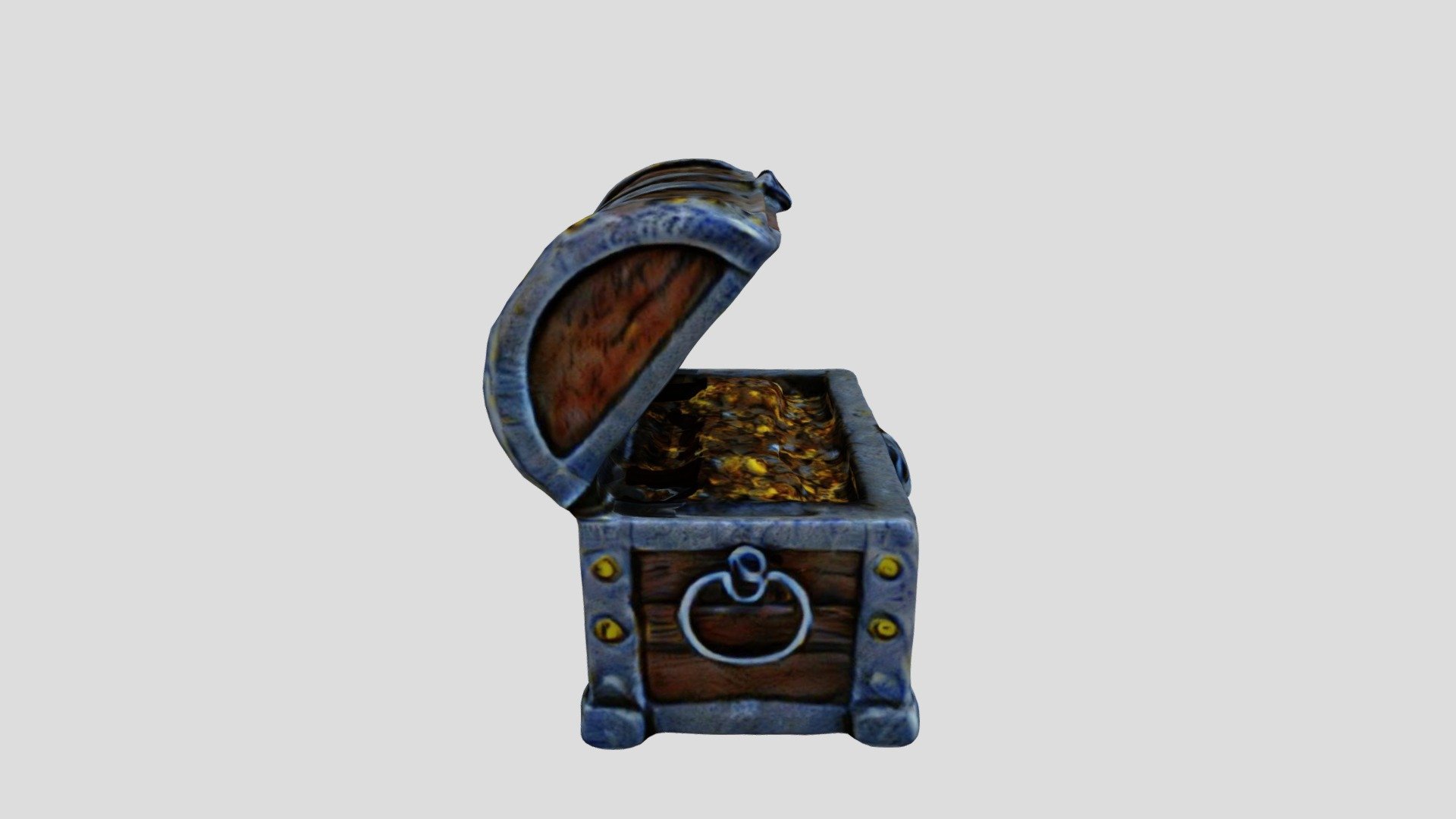 Realistic Treasure Chest Open - Buy Royalty Free 3D model by Idiocracy ...