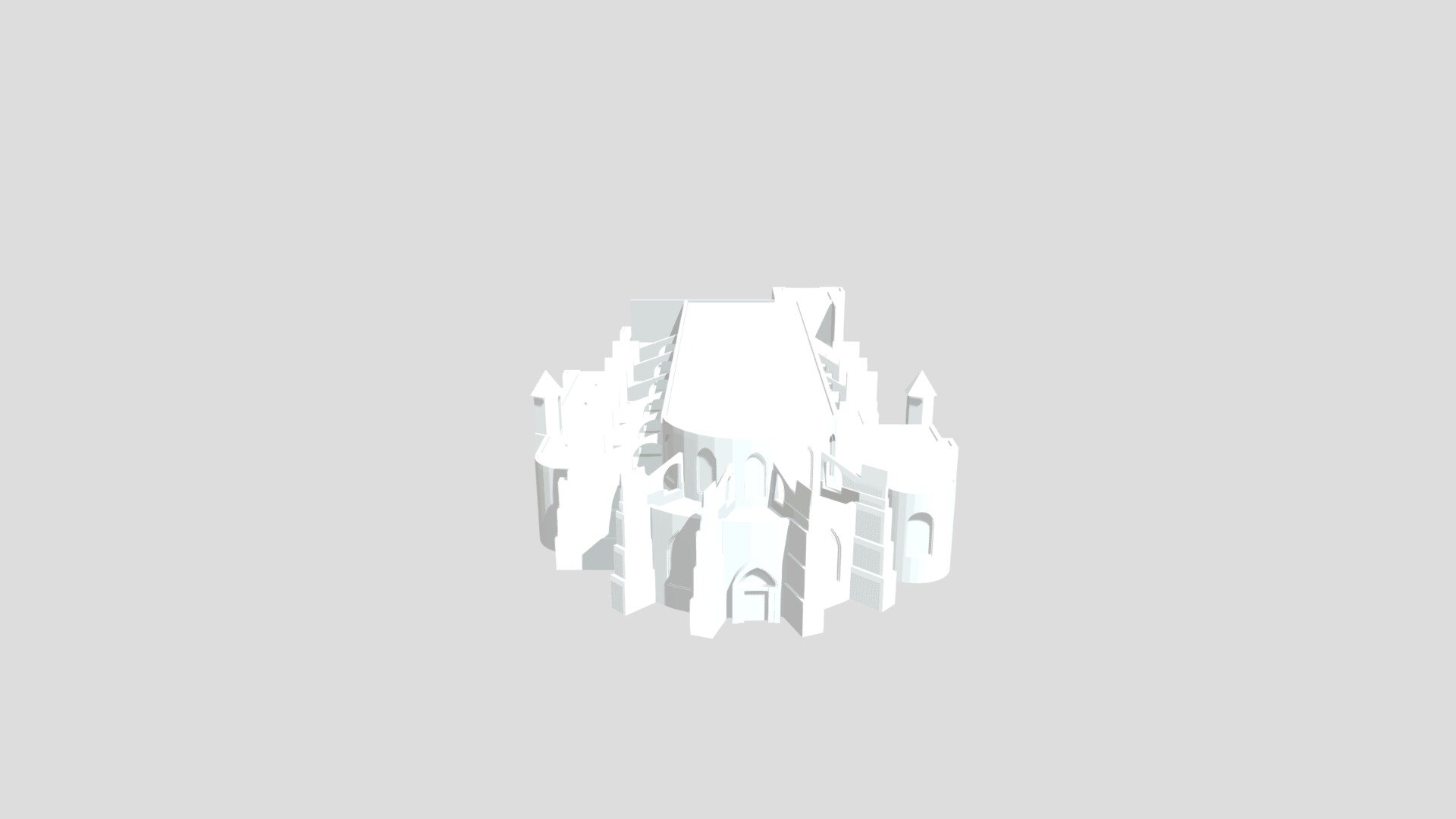 Agia Sophia Lusignan - 3D model by anc.christoforou [e8ae2c2] - Sketchfab