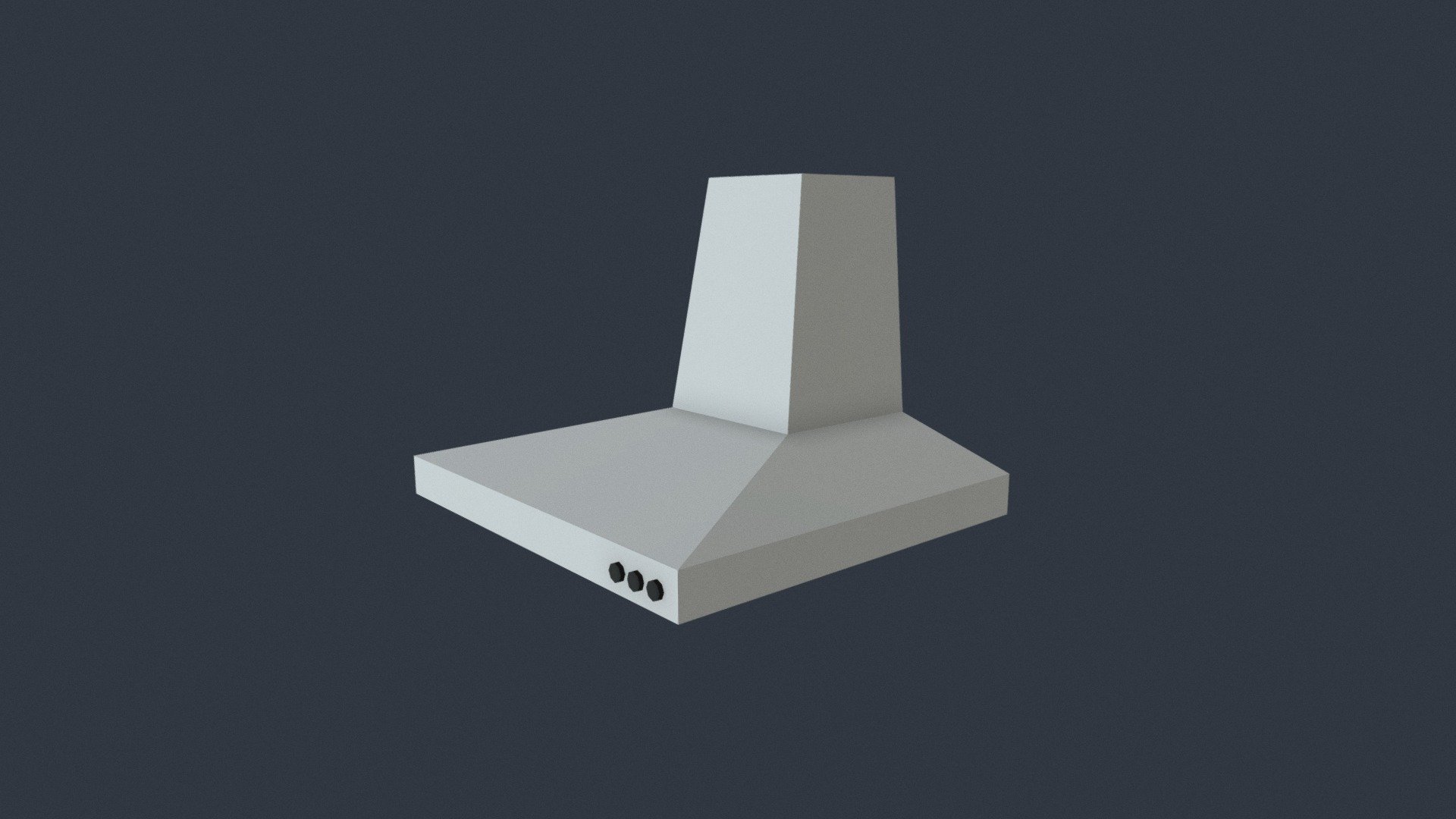 Low Poly - Cooker Hood 01 - 3D model by Patryk.k [e8af93a] - Sketchfab