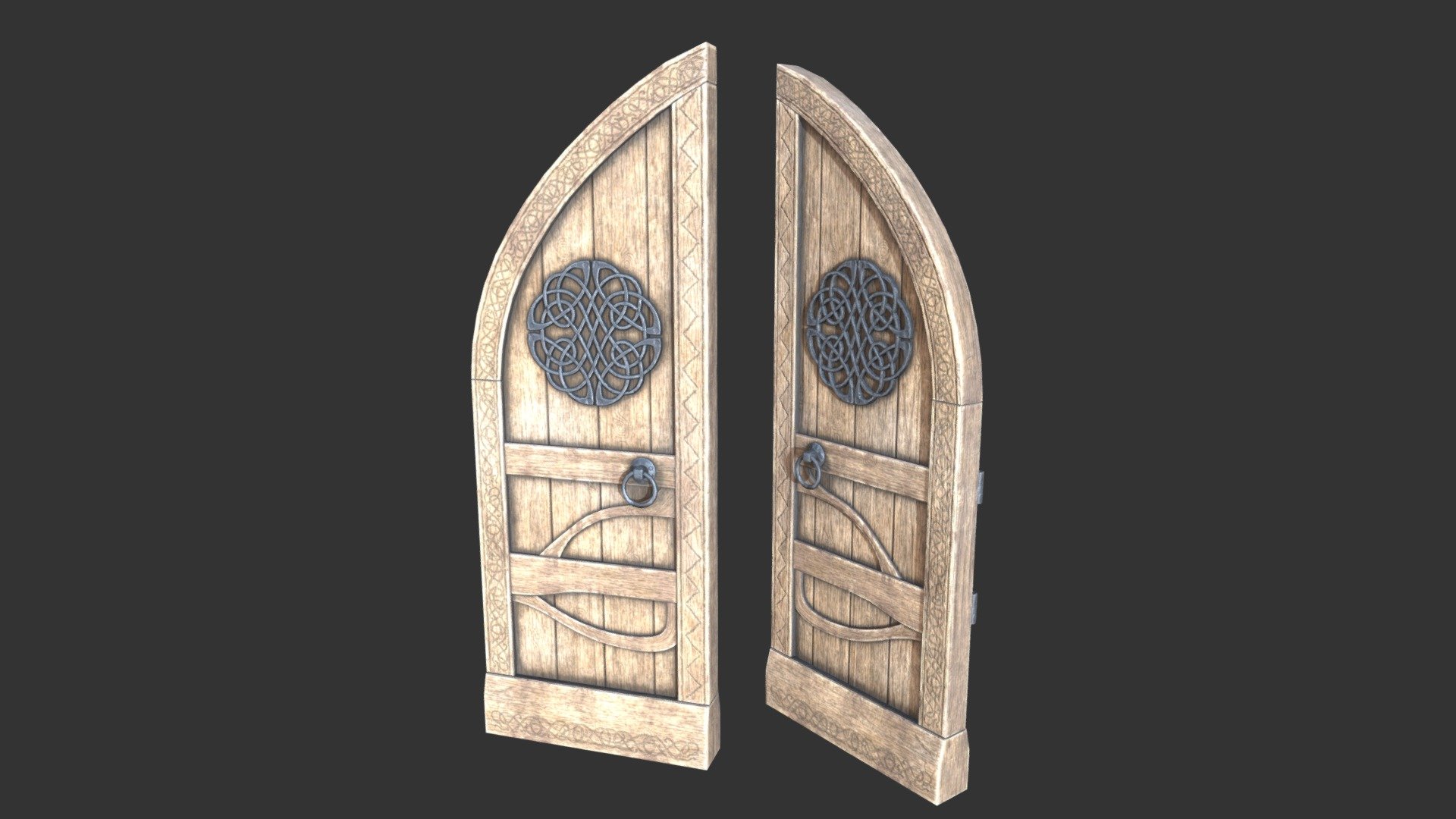 Elven Doors - 3D model by XEN0KID [e8afca0] - Sketchfab
