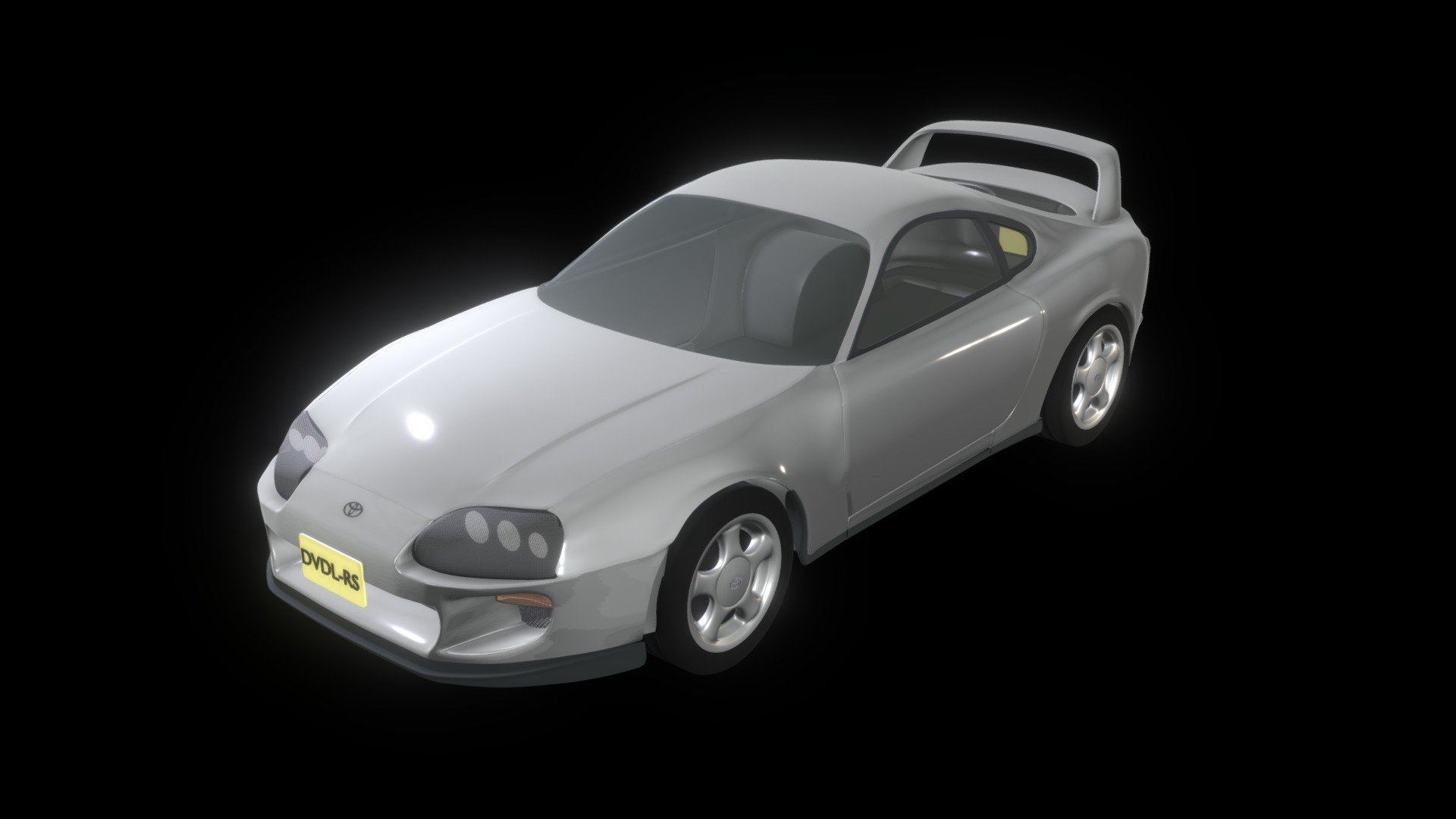 Toyota Supra - 3D model by daniquevdl [e8b04a5] - Sketchfab