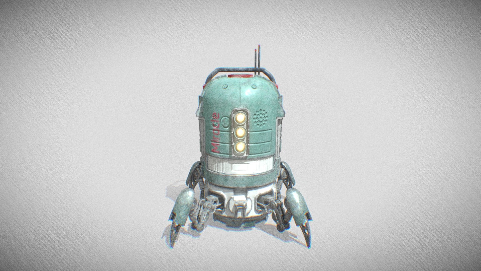 Healer Bot - 3D model by daniel.roberts [e8b10dd] - Sketchfab