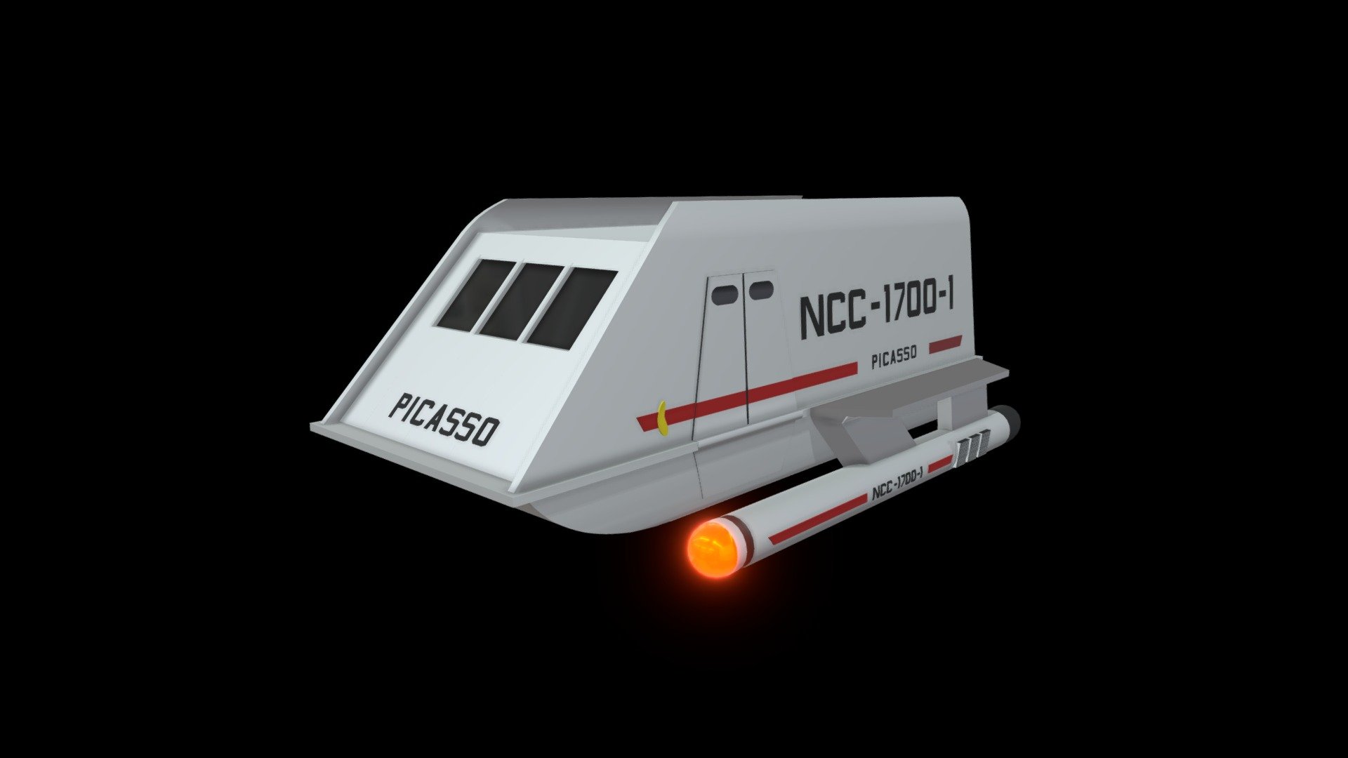 Class F Shuttle - 3D model by themighty808 [e8b1866] - Sketchfab