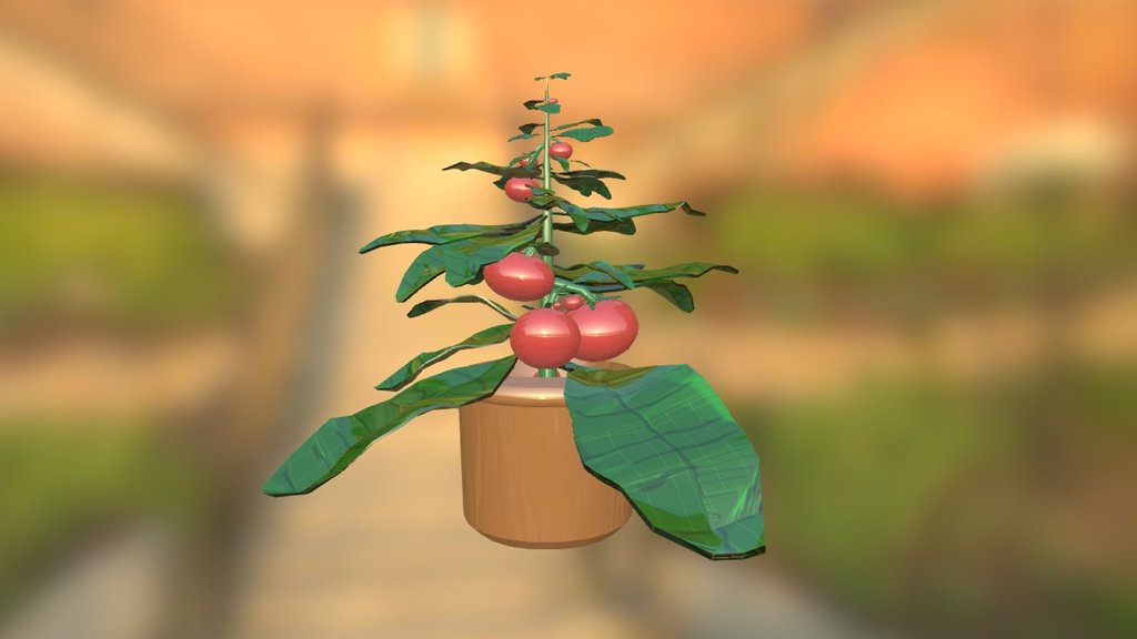 Tomato Plant - 3D model by jodikinz [e8b2224] - Sketchfab