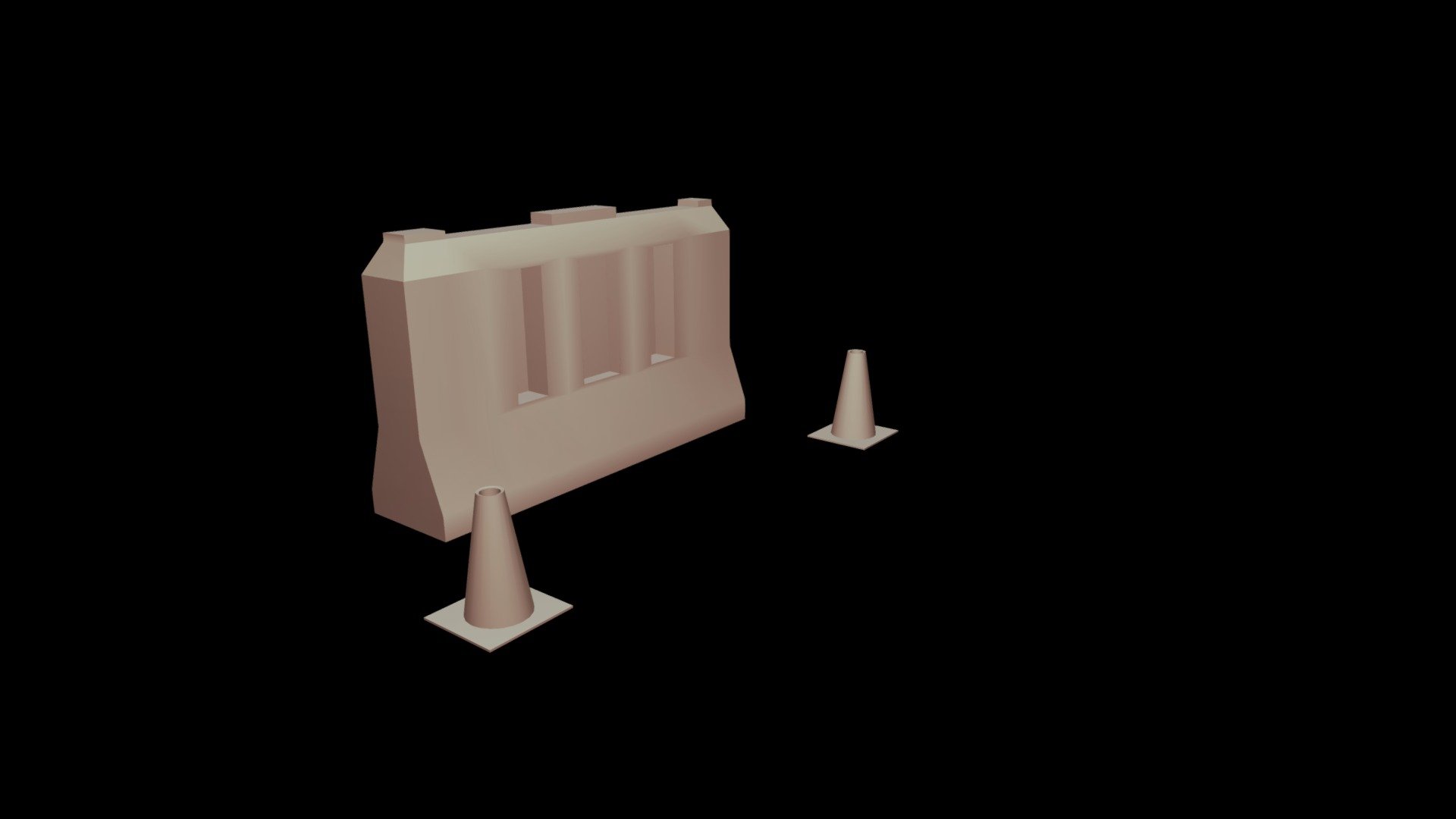 Road Block Practice - 3D model by what (@hmiralles2) [e8b259f] - Sketchfab