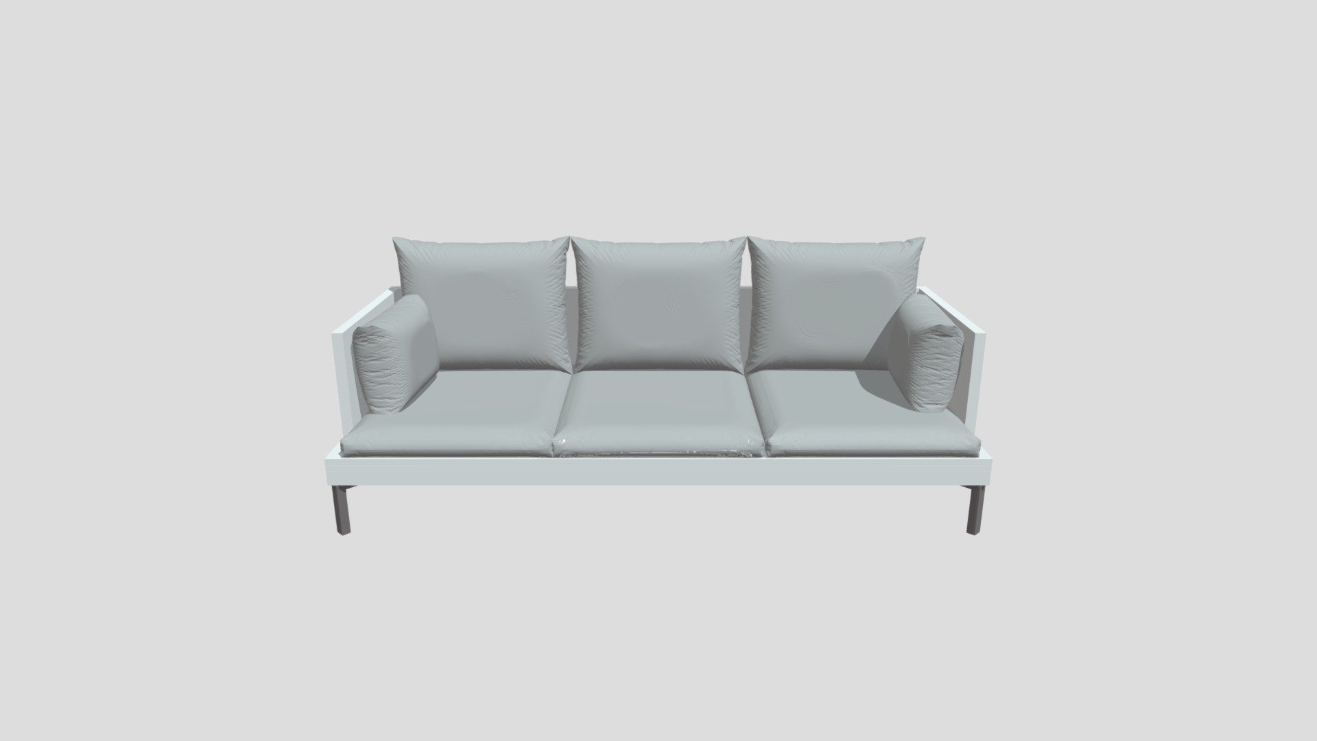Modern Couch - 3D model by Beckynho [e8b3594] - Sketchfab