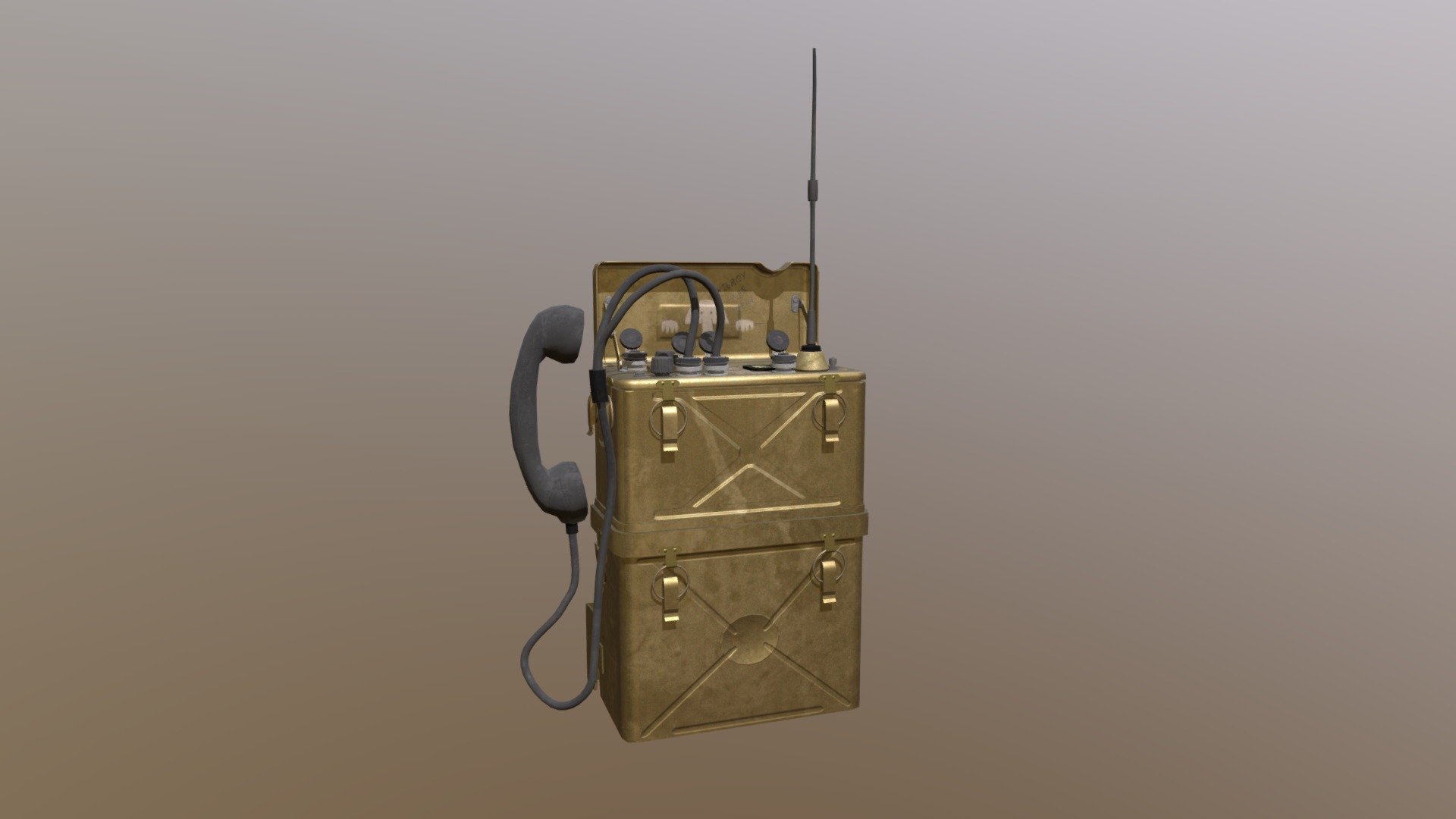 SCR-300 Radio Game Asset - Download Free 3D model by Matthew McClure ...