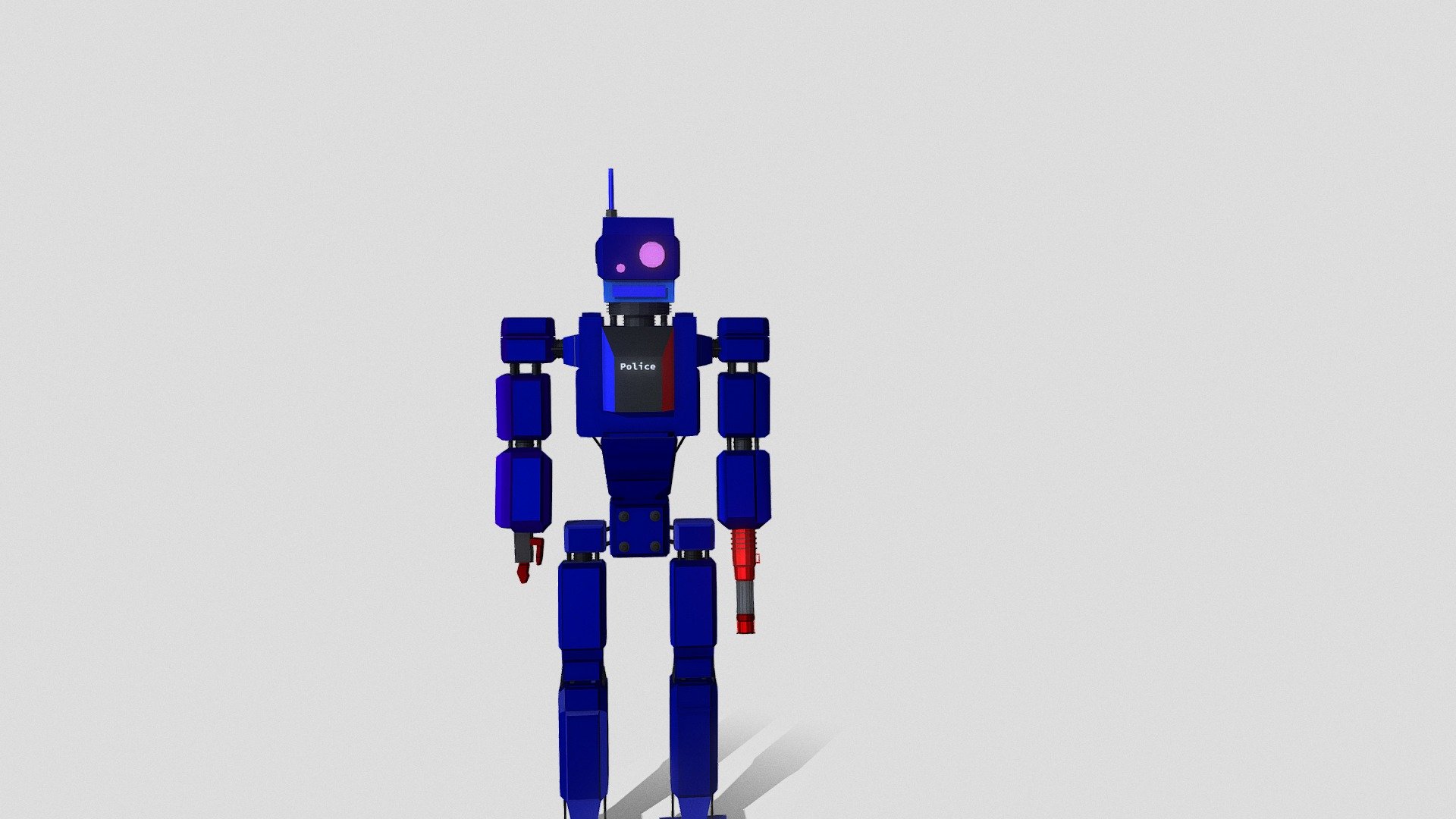 Police Robot - 3D model by lil mo (@Mxtty239) [e8b3c4d] - Sketchfab
