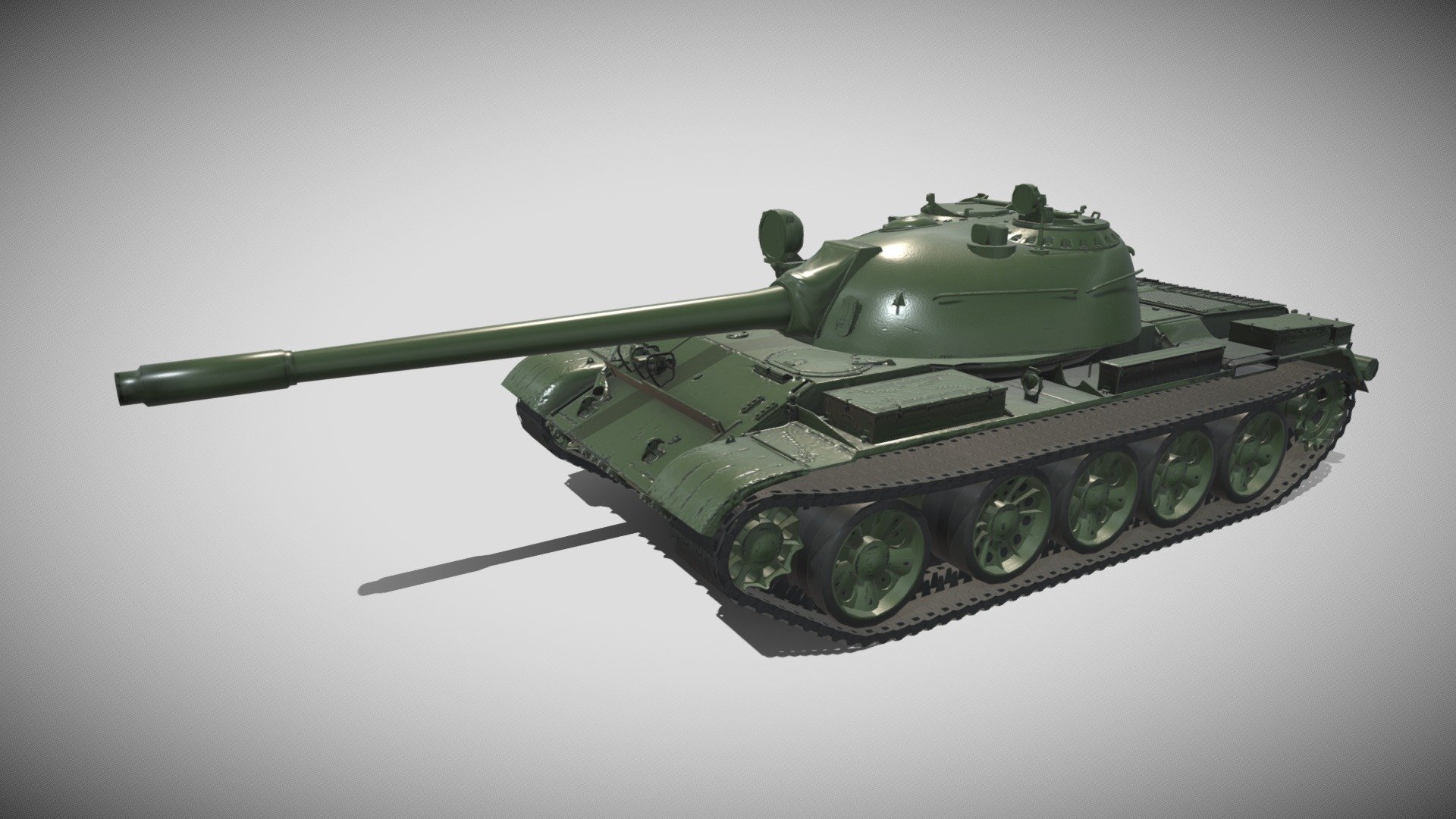 OBJECT-155 MEDIUM TANK - Download Free 3D model by Muhamad Mirza Arrafi ...