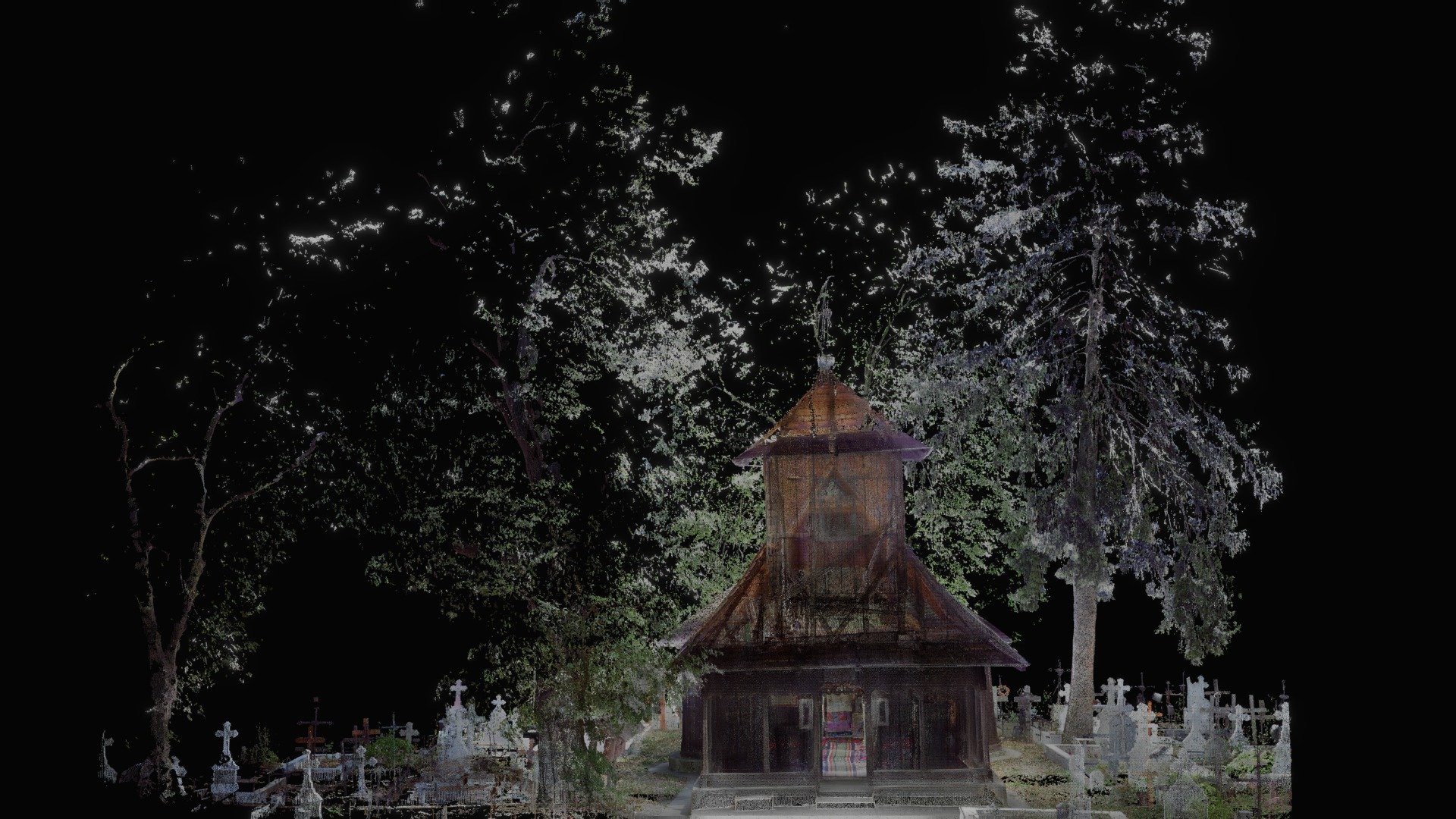 Biserica de lemn din Muncelu de Sus, Iași - 3D model by Muzeul National ...